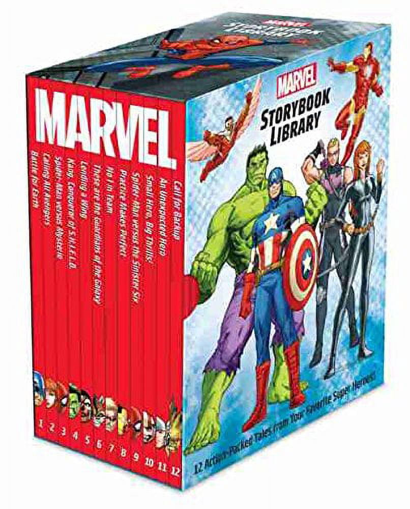 Marvel Storybook Library: 12 Book Box Set - Walmart.com