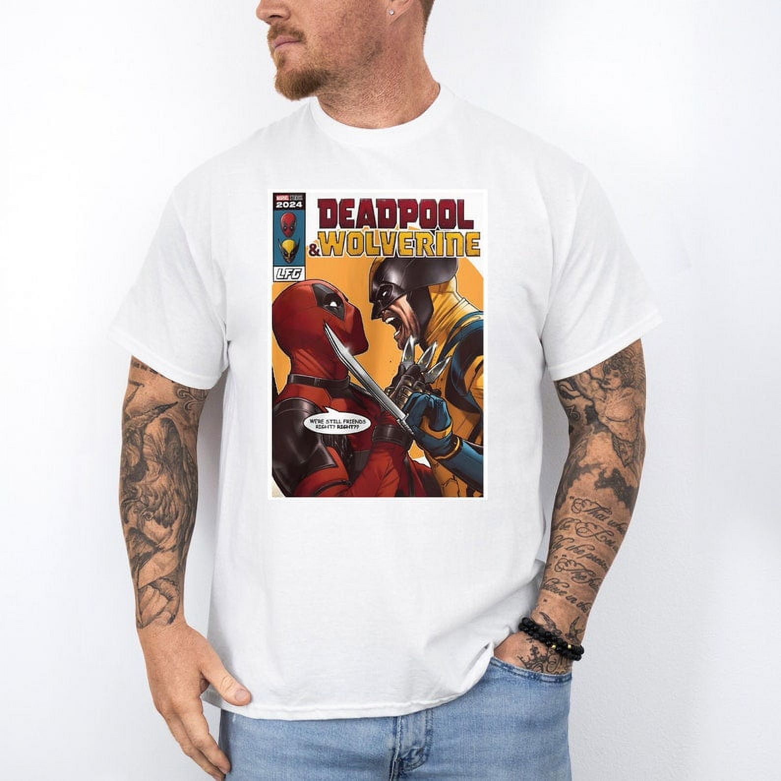 Marvel Studios 2024 LFG & Deadpool Wolverine T-Shirt, Deadpool 3 Movie ...