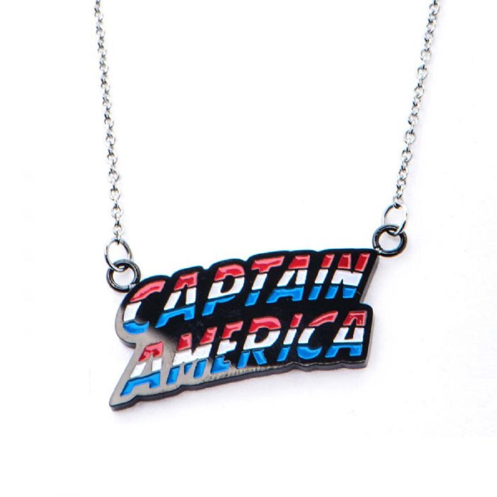 Marvel Studios: Captain America Lettering - Stainless Steel Pendant ...