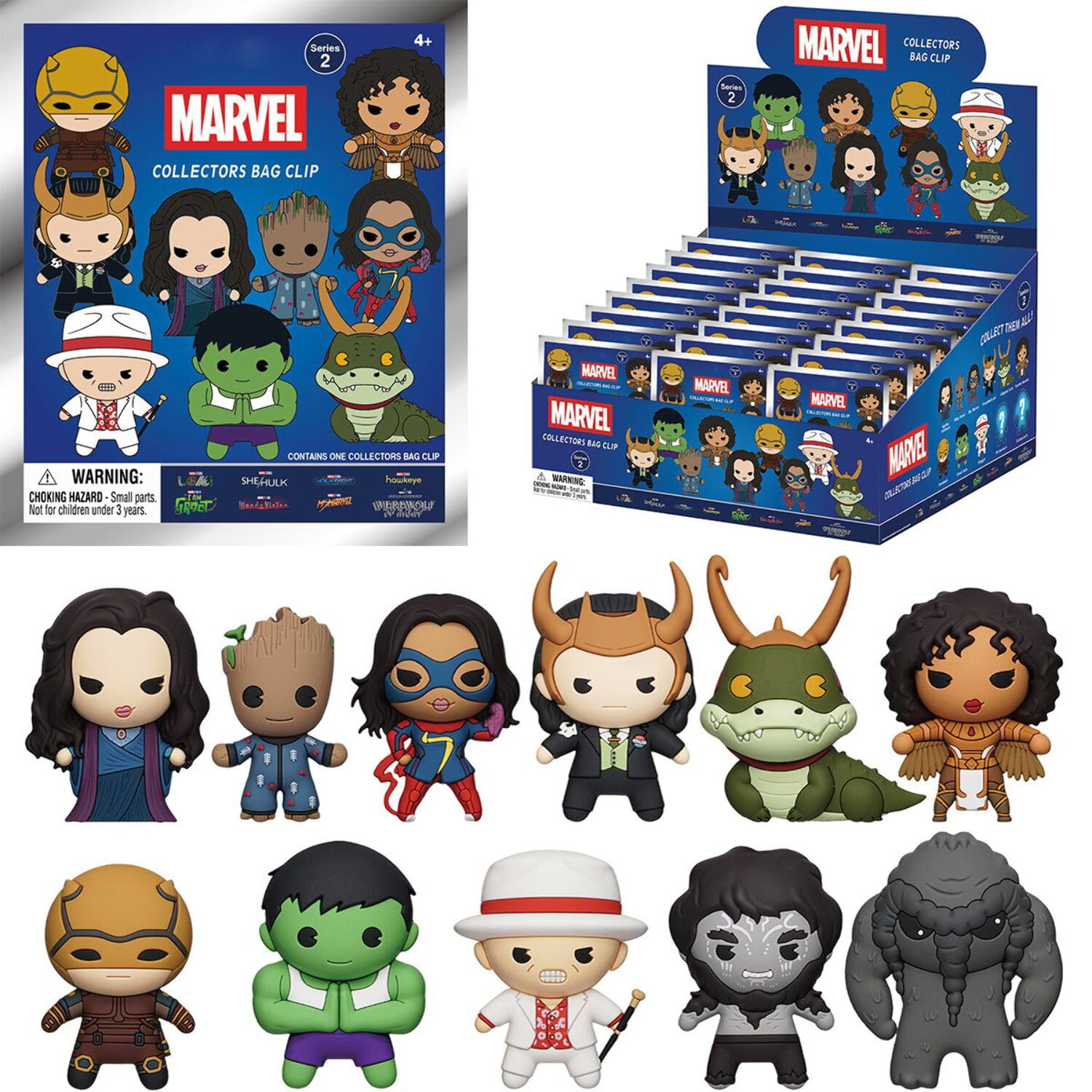 Marvel Studios Characters S2 3D Foam Bag Clip Random 6-Pack - Walmart.com