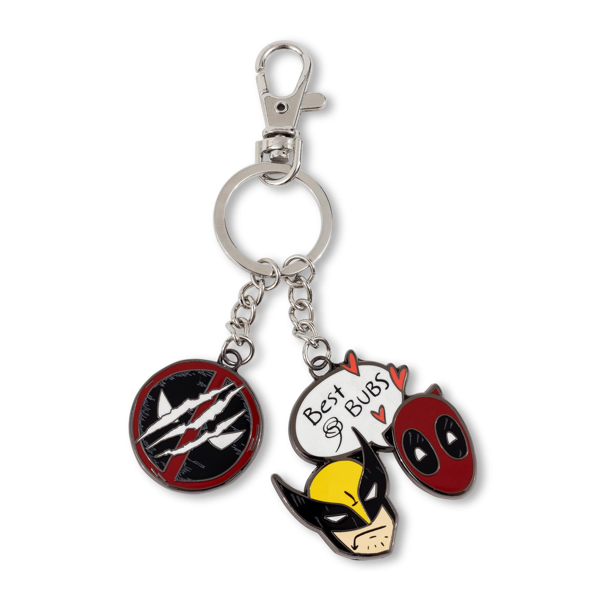 Marvel Studios Deadpool & Wolverine "Best Bubs" Enamel Charm Keychain ...