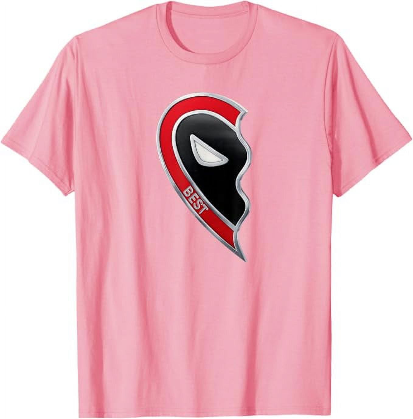 Marvel Studios Deadpool & Wolverine Best Friends Heart Left T-Shirt ...