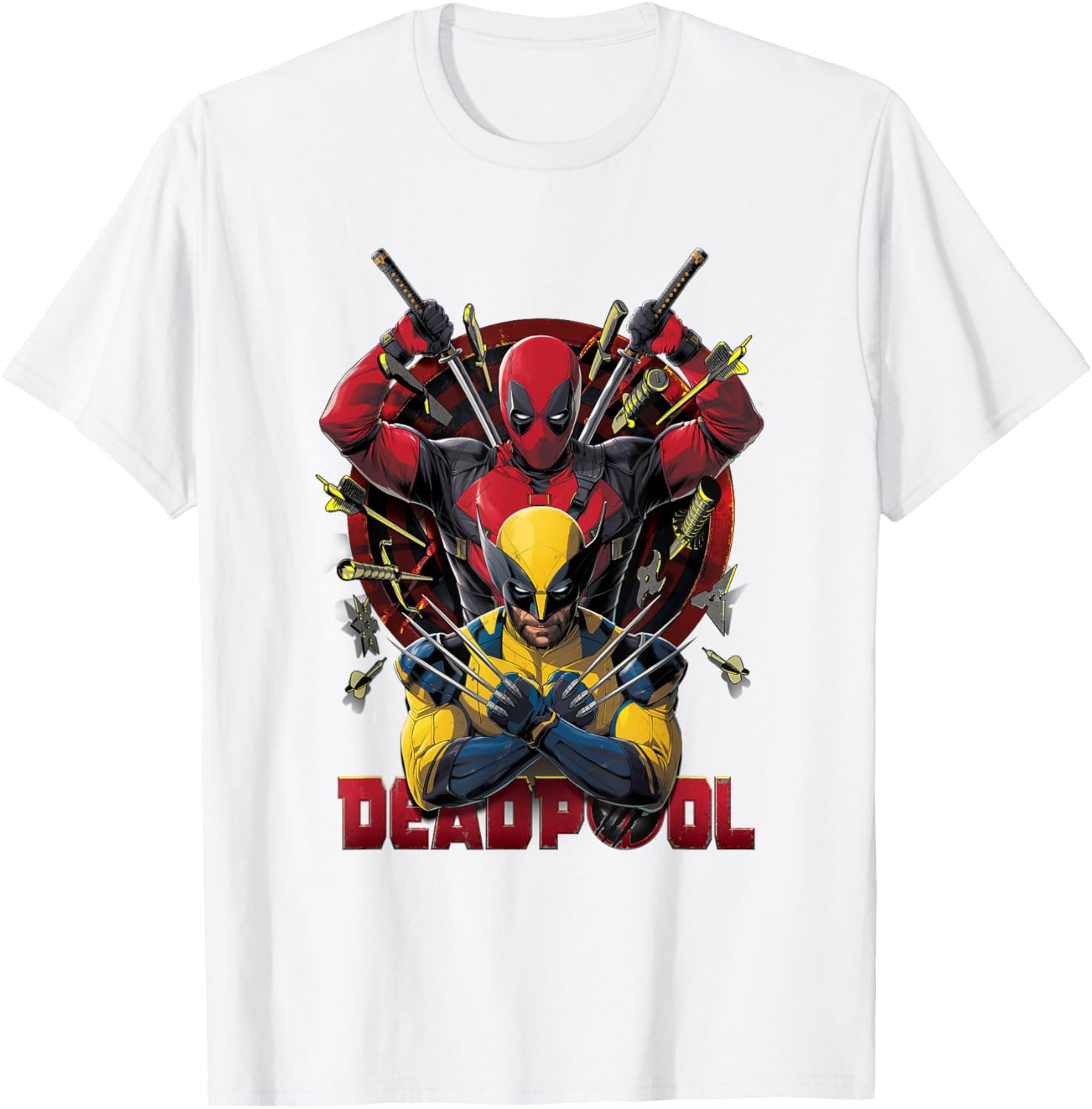 Marvel Studios Deadpool & Wolverine Claws Out Target Team-Up T-Shirt ...