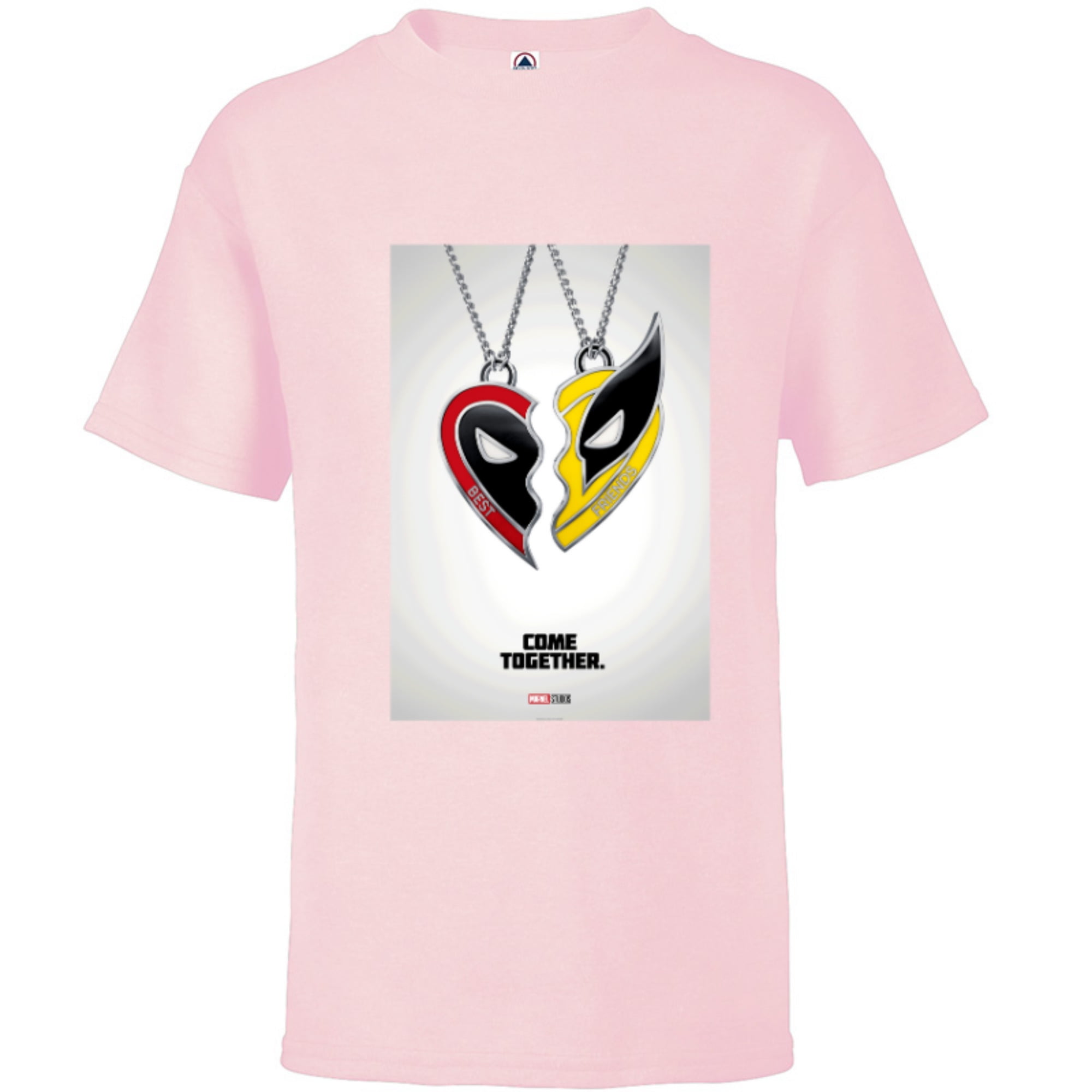 Marvel Studios Deadpool & Wolverine Friends Heart Poster- Short Sleeve ...