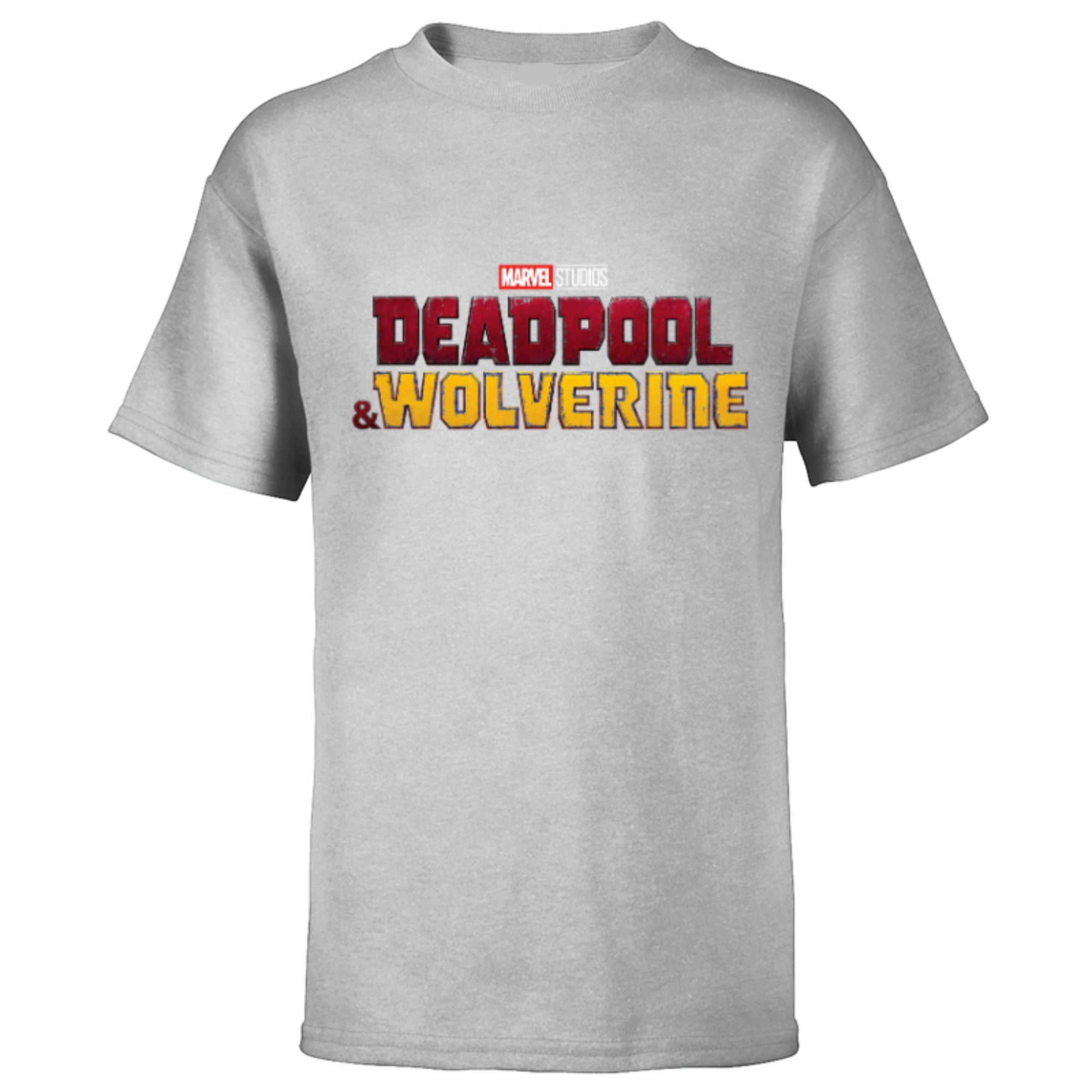 Marvel Studios Deadpool & Wolverine Official Movie Logo- Short Sleeve T ...