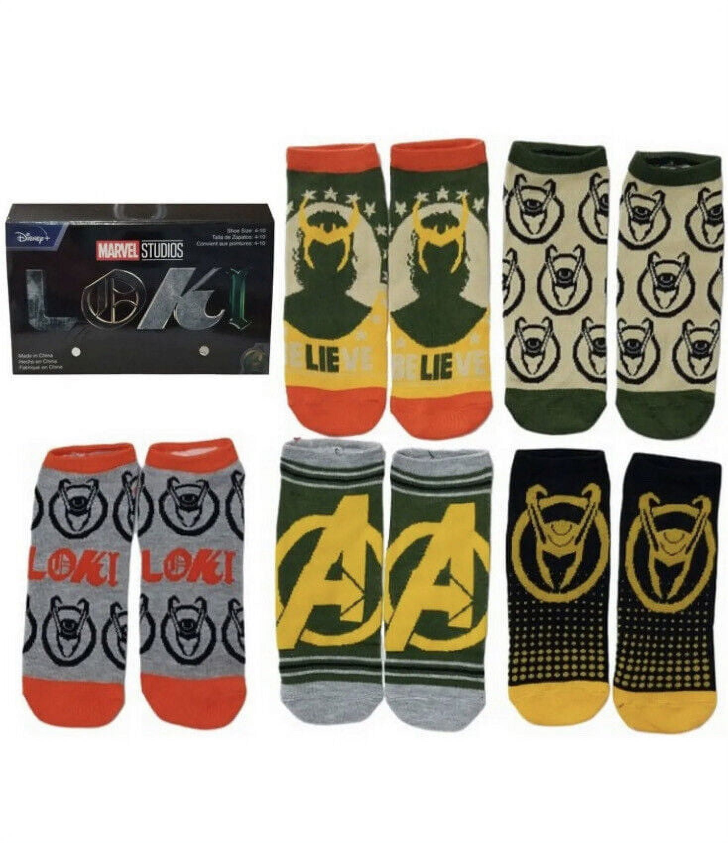 Marvel Studios Disney+ LOKI Ankle Novelty Youth (Shoe Size 4-10) 5 ...