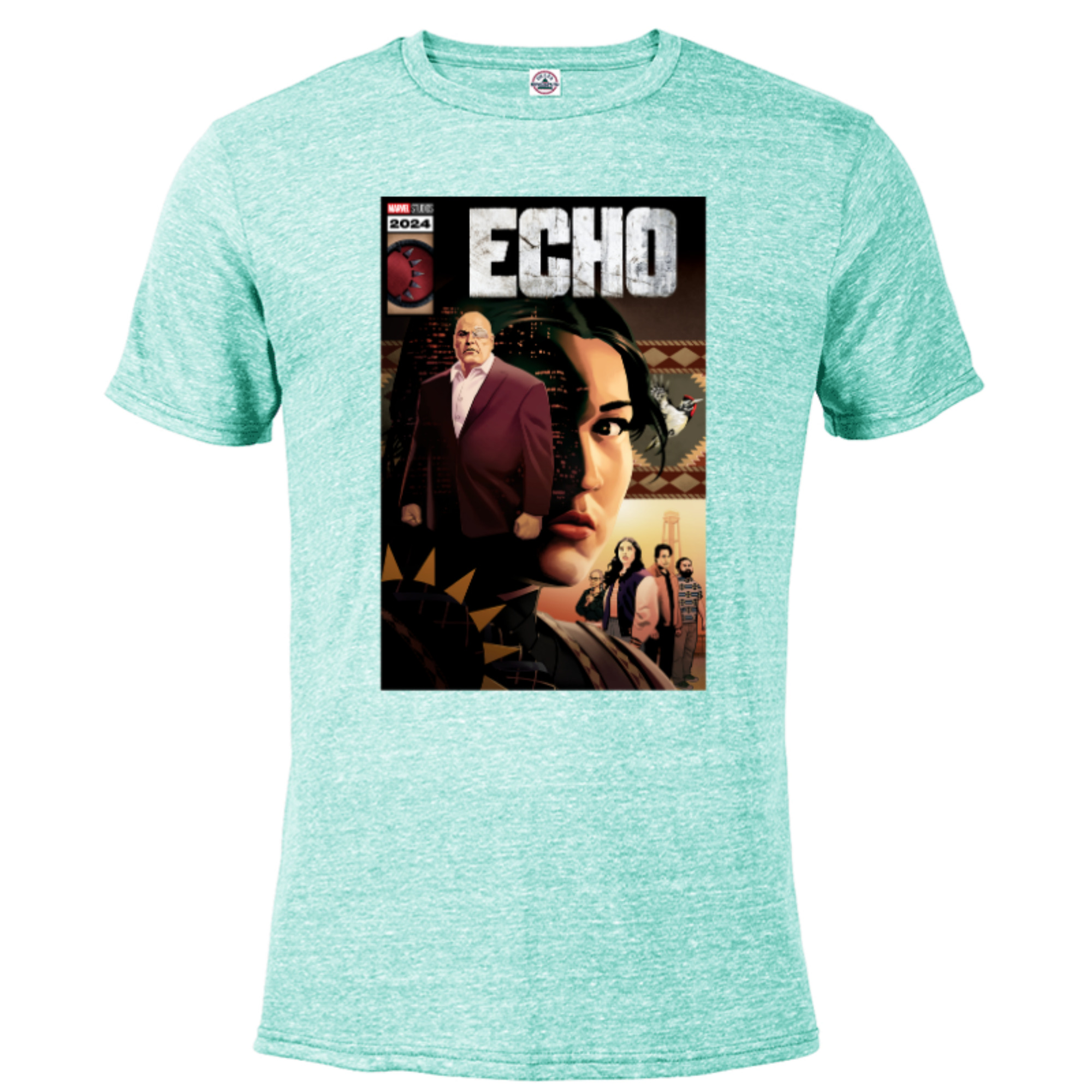 Marvel Studios Echo TV Series 2024 Comic Cover Art Disney+ - Short Sleeve Blended T-Shirt for ...
