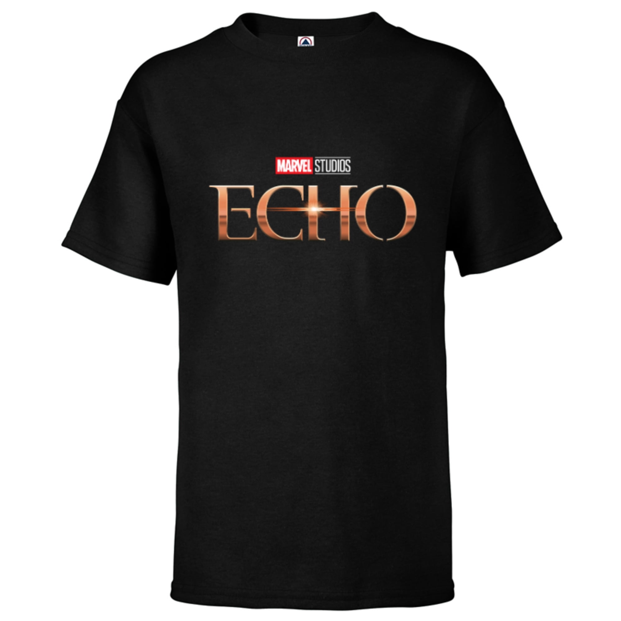 Marvel Studios Echo TV Series Logo Disney+ - Short Sleeve T-Shirt for Kids - Customized-Black ...