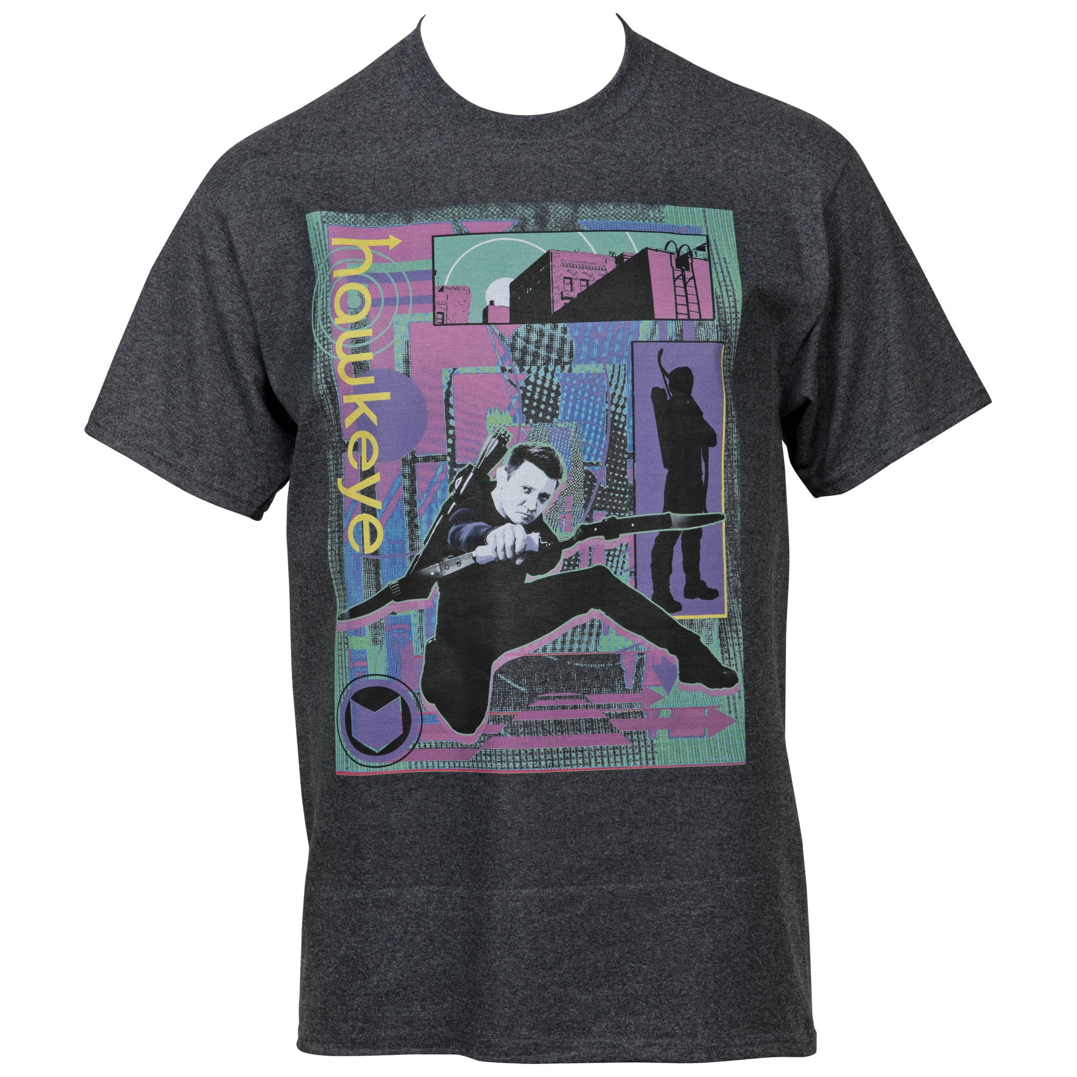 Marvel Studios Hawkeye Series Neon I am Hawkeye T-shirt-2XLarge ...