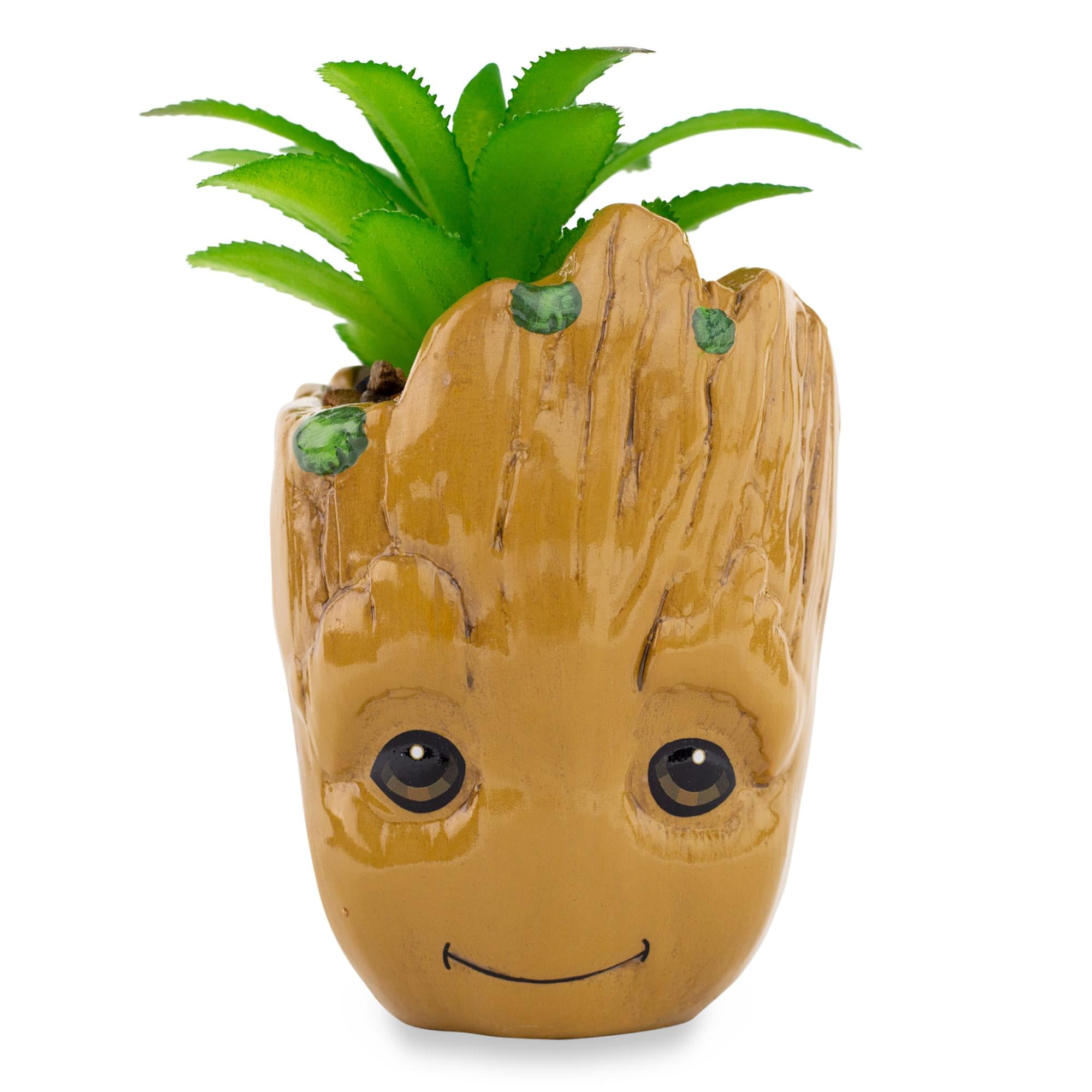 Marvel Studios I Am Groot 3-Inch Ceramic Mini Planter With Artificial ...