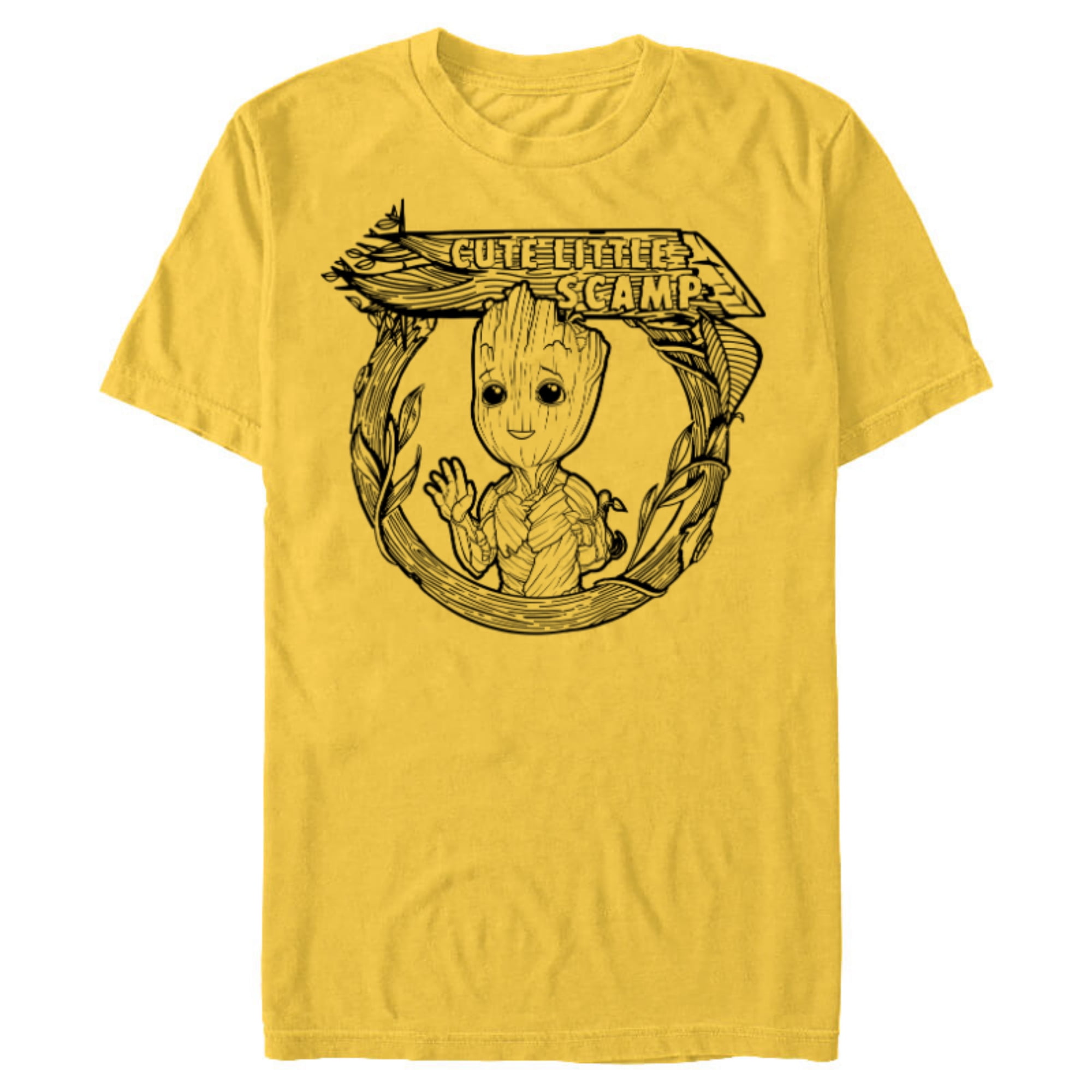 Marvel Studios’ I Am Groot Cute Little Scamp - Short Sleeve Blended T ...