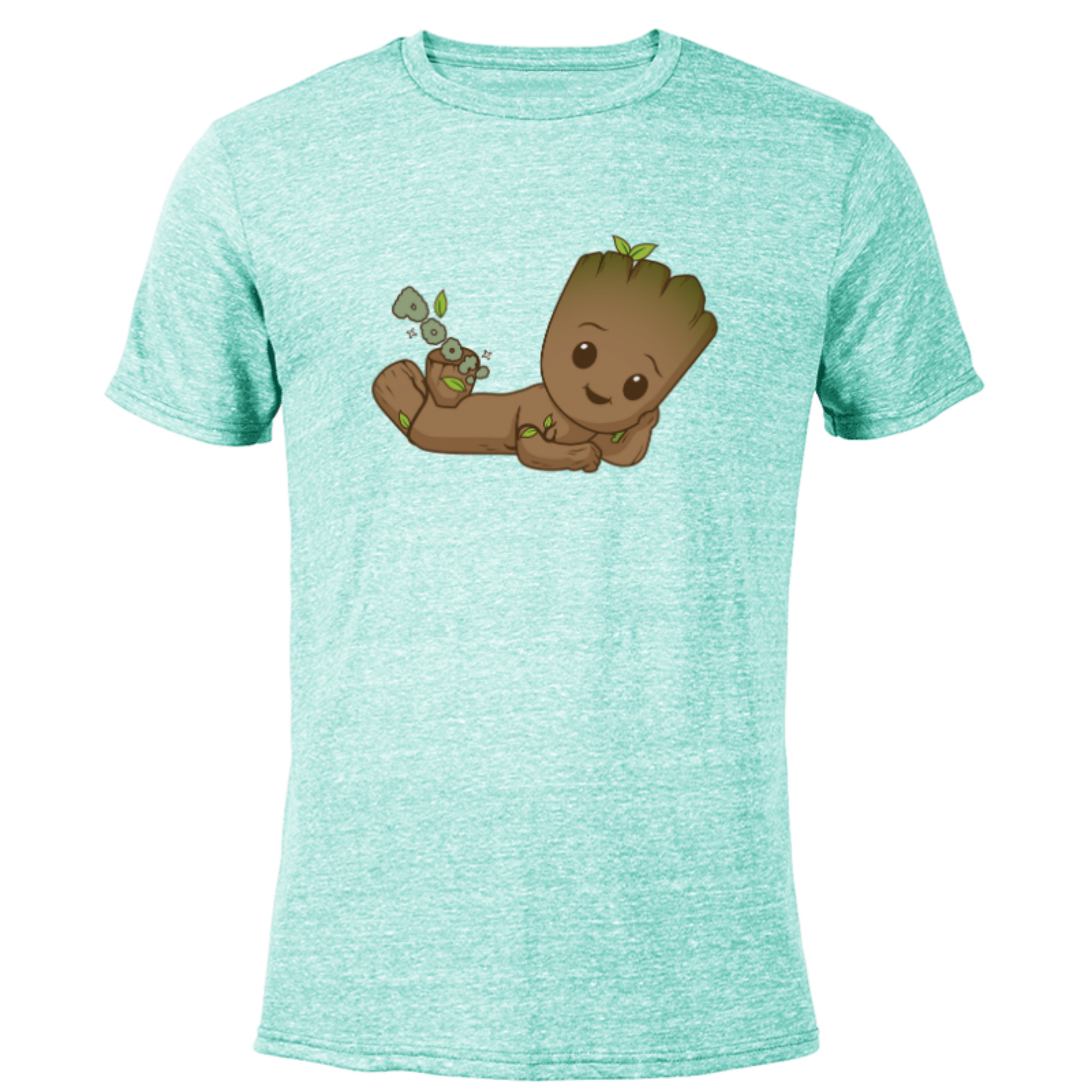 Marvel Studios I Am Groot Poot! - Short Sleeve Blended T-Shirt for ...