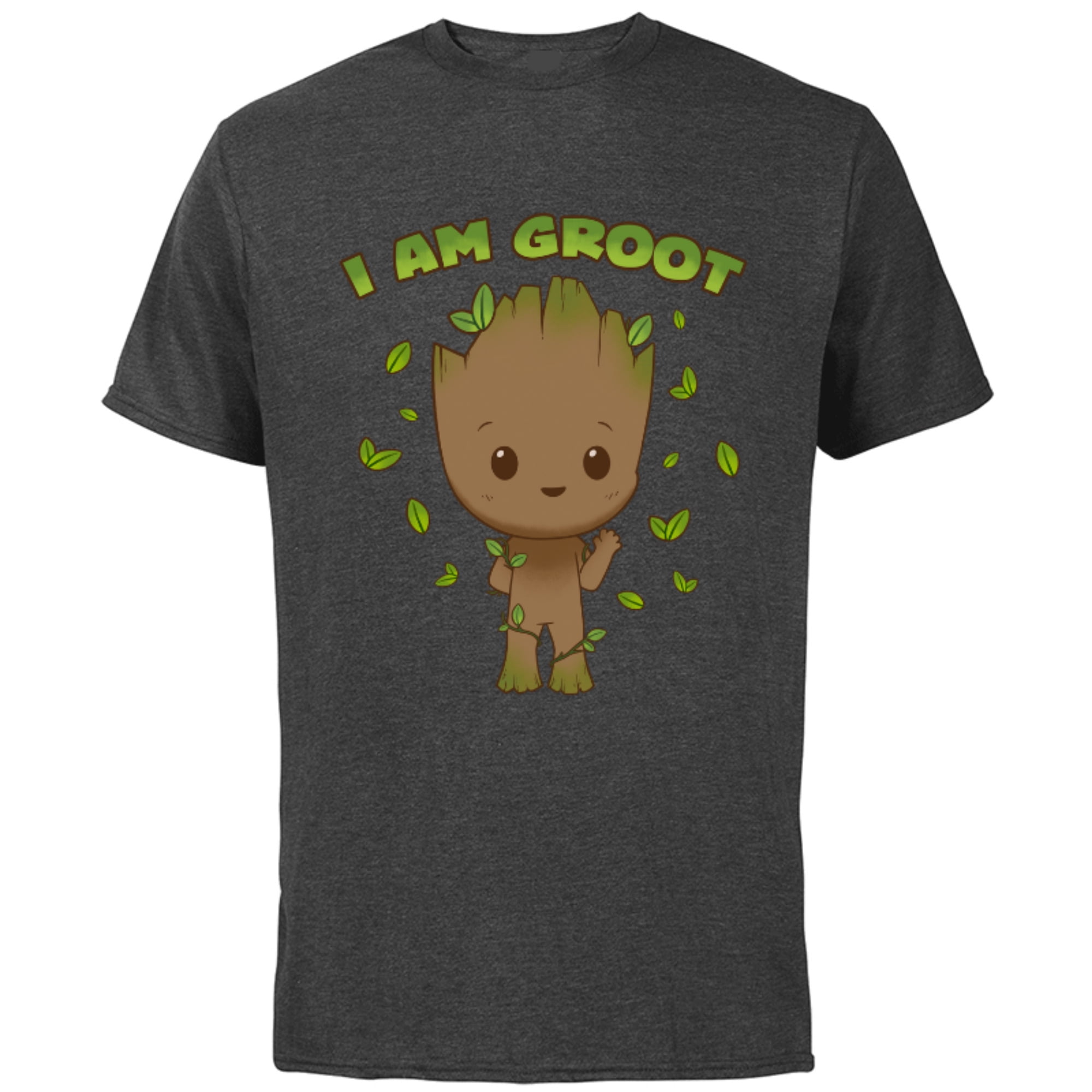 Marvel Studios I Am Groot Says Hello - Short Sleeve Cotton T-Shirt for ...