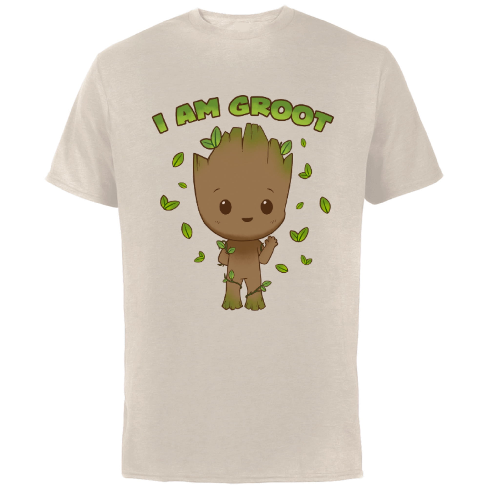 Marvel Studios I Am Groot Says Hello - Short Sleeve Cotton T-Shirt for ...