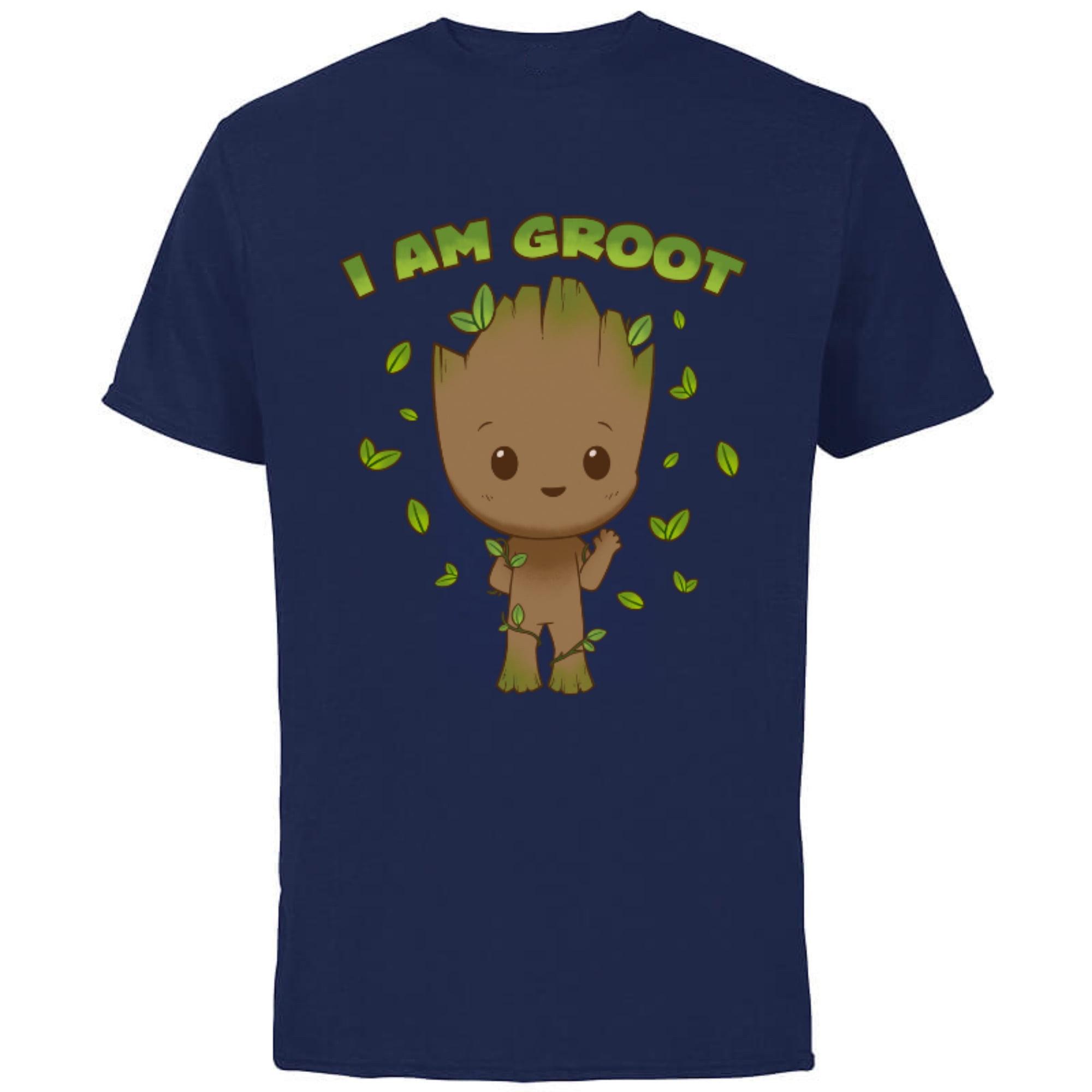 Marvel Studios I Am Groot Says Hello - Short Sleeve Cotton T-Shirt for ...