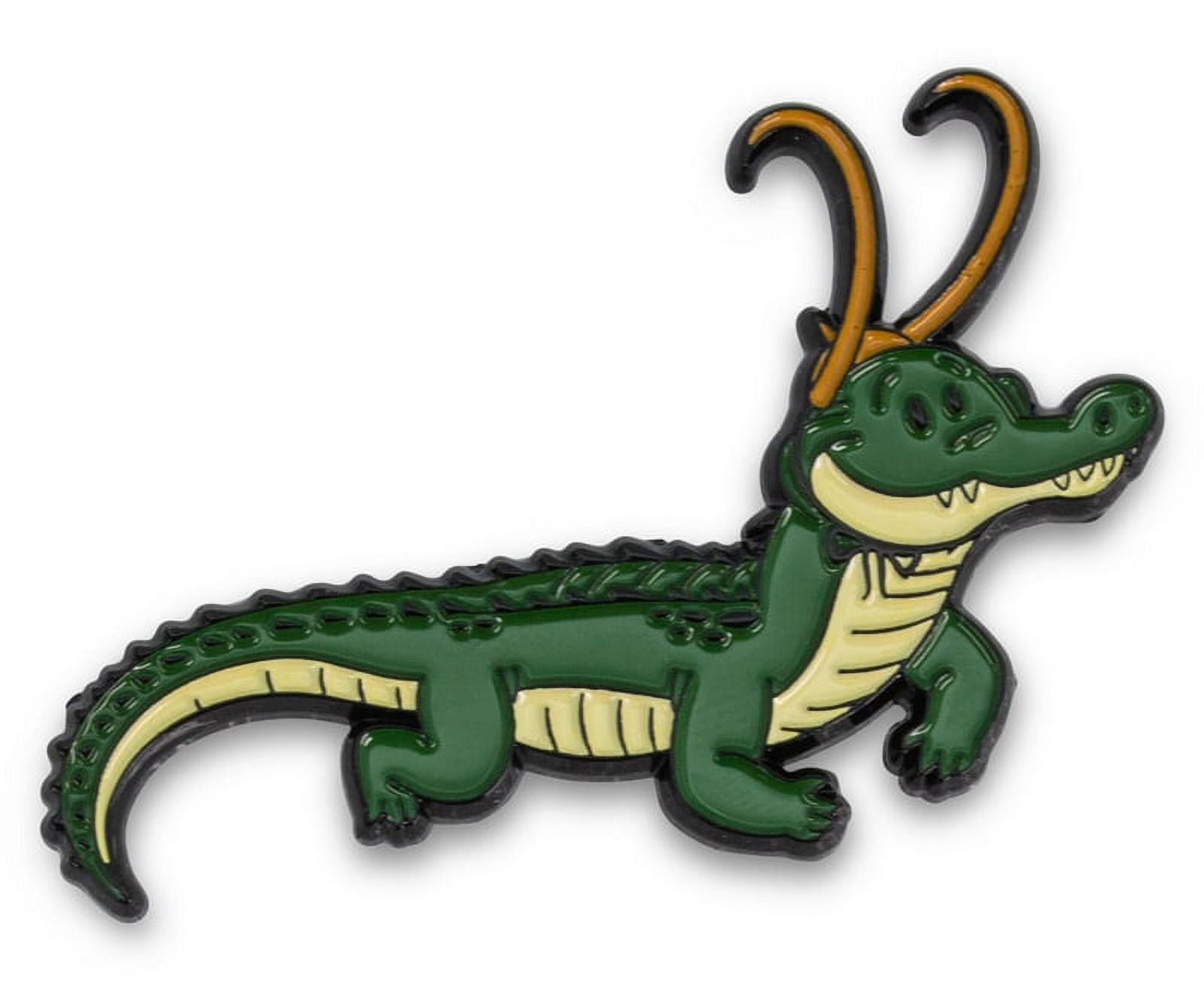 Marvel Studios Loki Alligator with Crown Collectible Enamel Pin ...