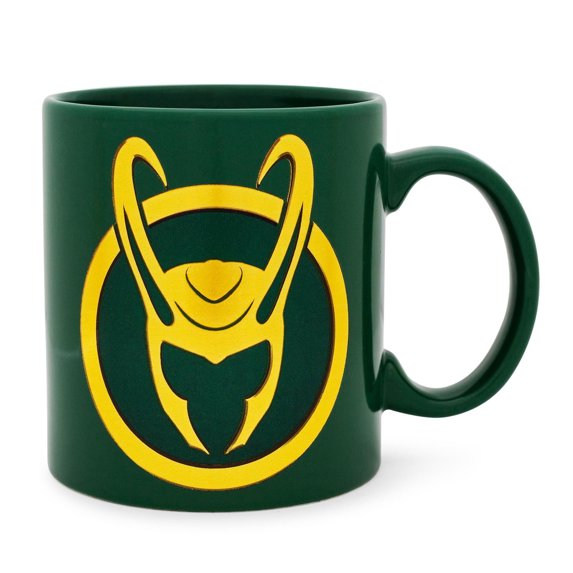 Marvel Studios Loki Foil Embossed Ceramic Mug | Holds 20 Ounces ...