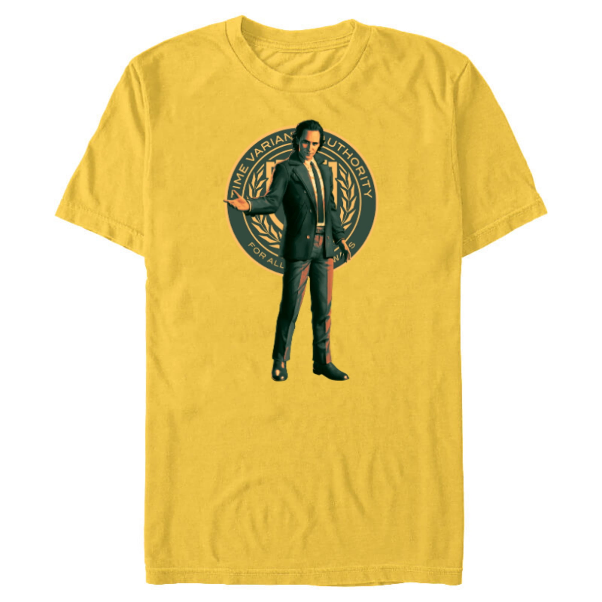 Marvel Studios Loki Season 2 Suit and TVA Logo Crest - Short Sleeve ...