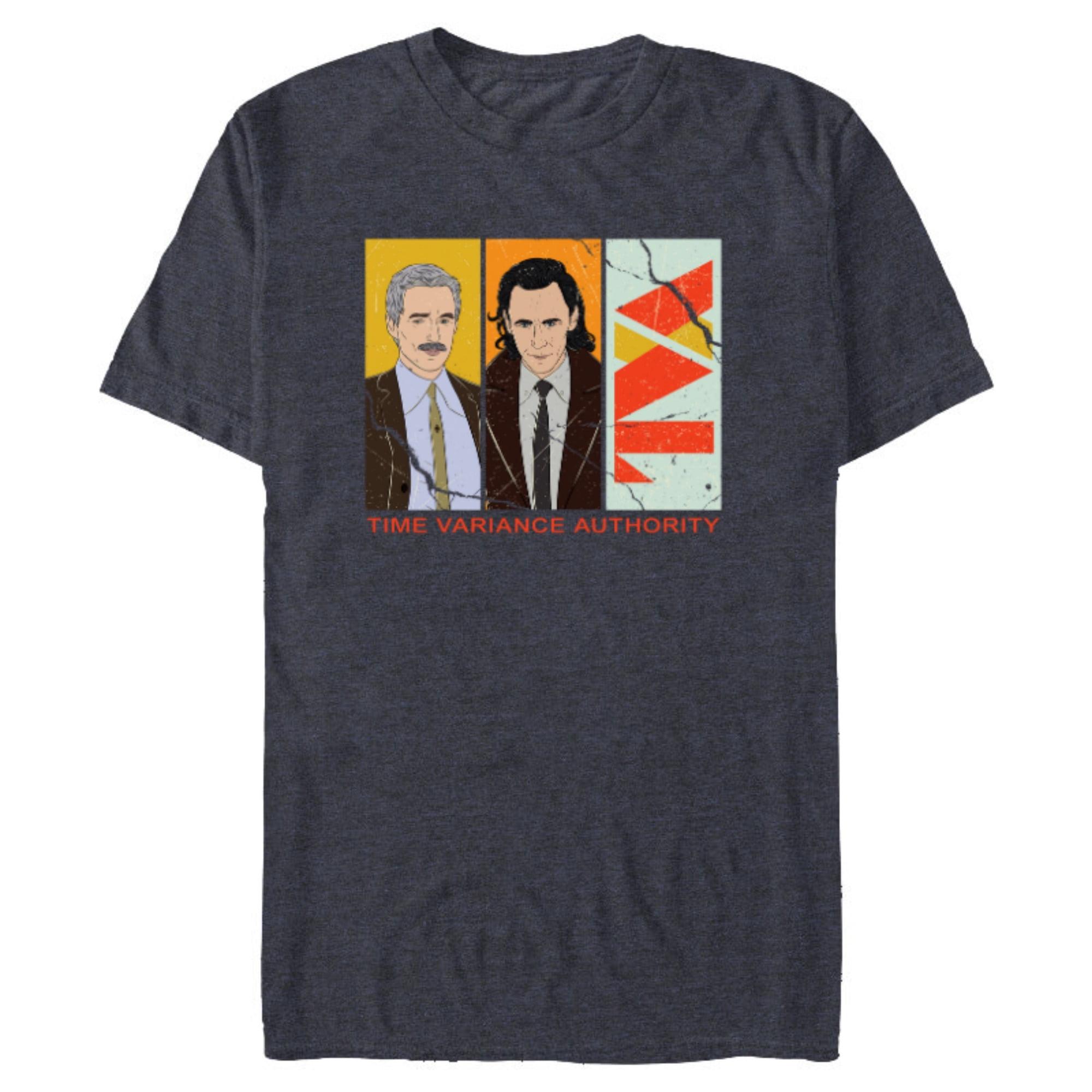 Marvel Studios Loki Season 2 TVA Loki and Mobius Distressed - Short Sleeve Blended T-Shirt for ...