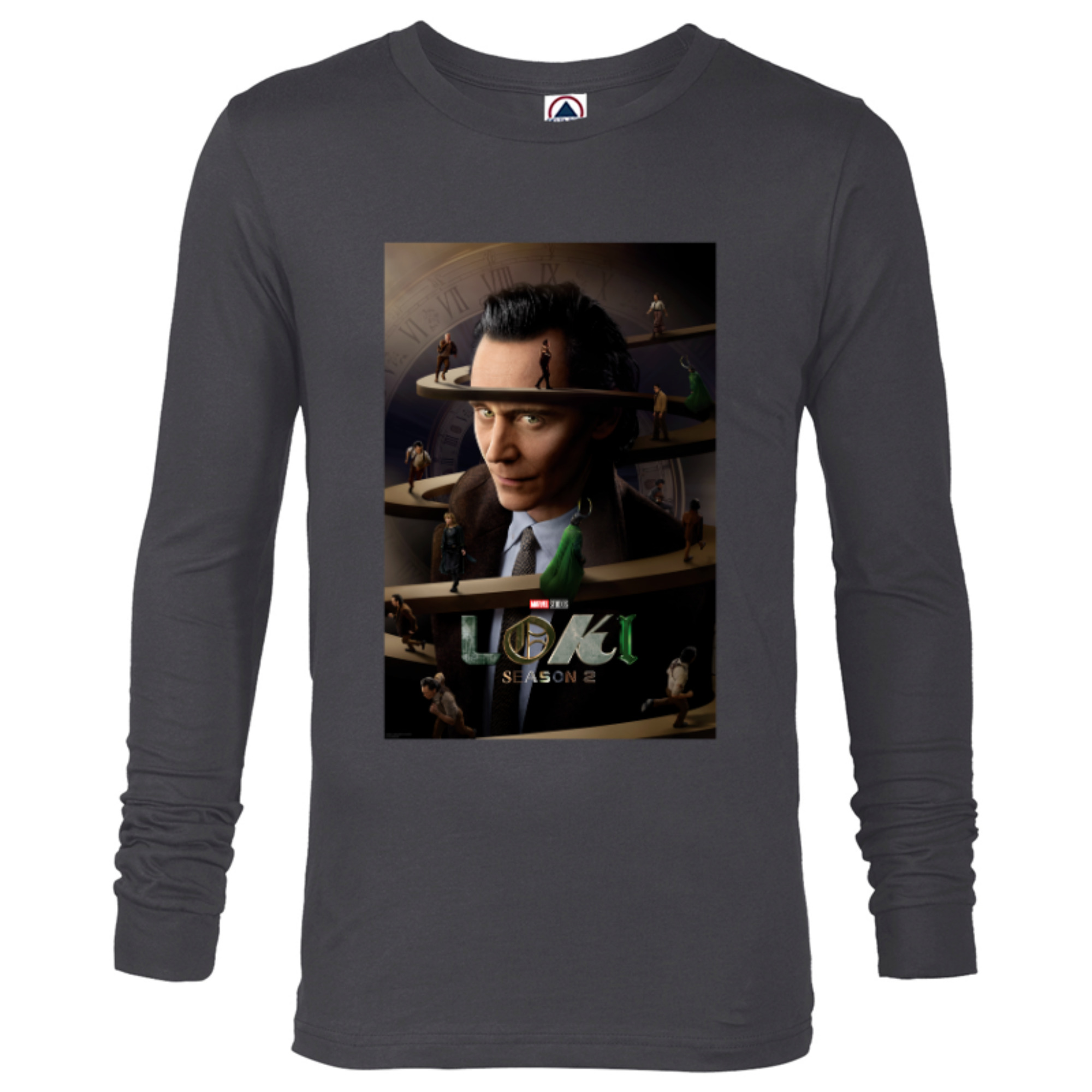 Marvel Studios Loki Season 2 TVA Spiral Ramp Run Poster - Long Sleeve T ...
