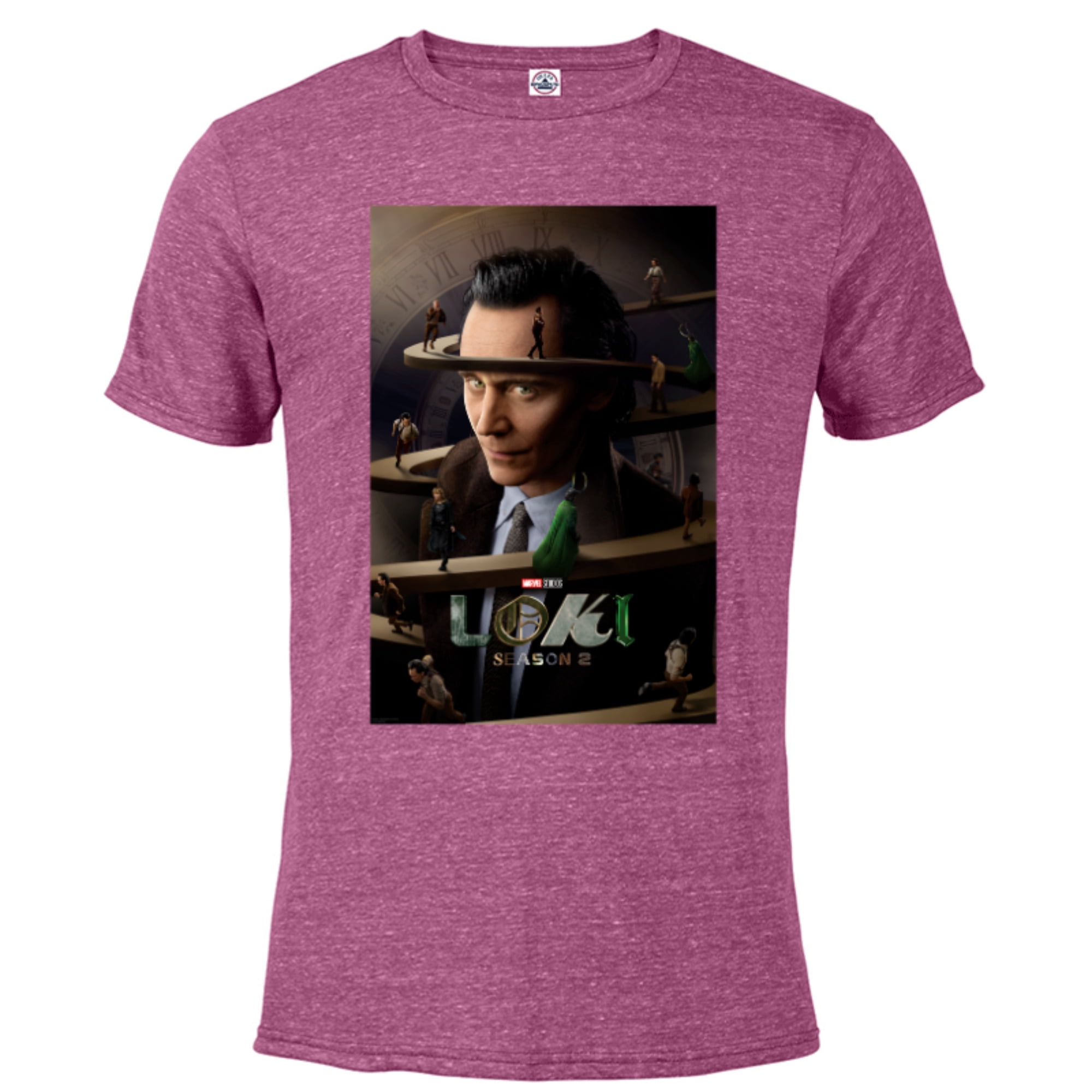 Marvel Studios Loki Season 2 TVA Spiral Ramp Run Poster - Short Sleeve ...