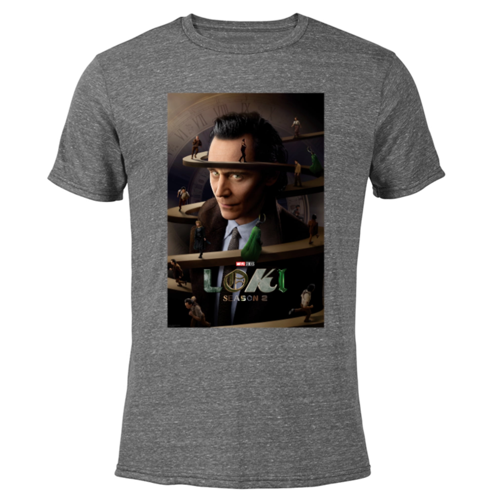 Marvel Studios Loki Season 2 TVA Spiral Ramp Run Poster - Short Sleeve ...