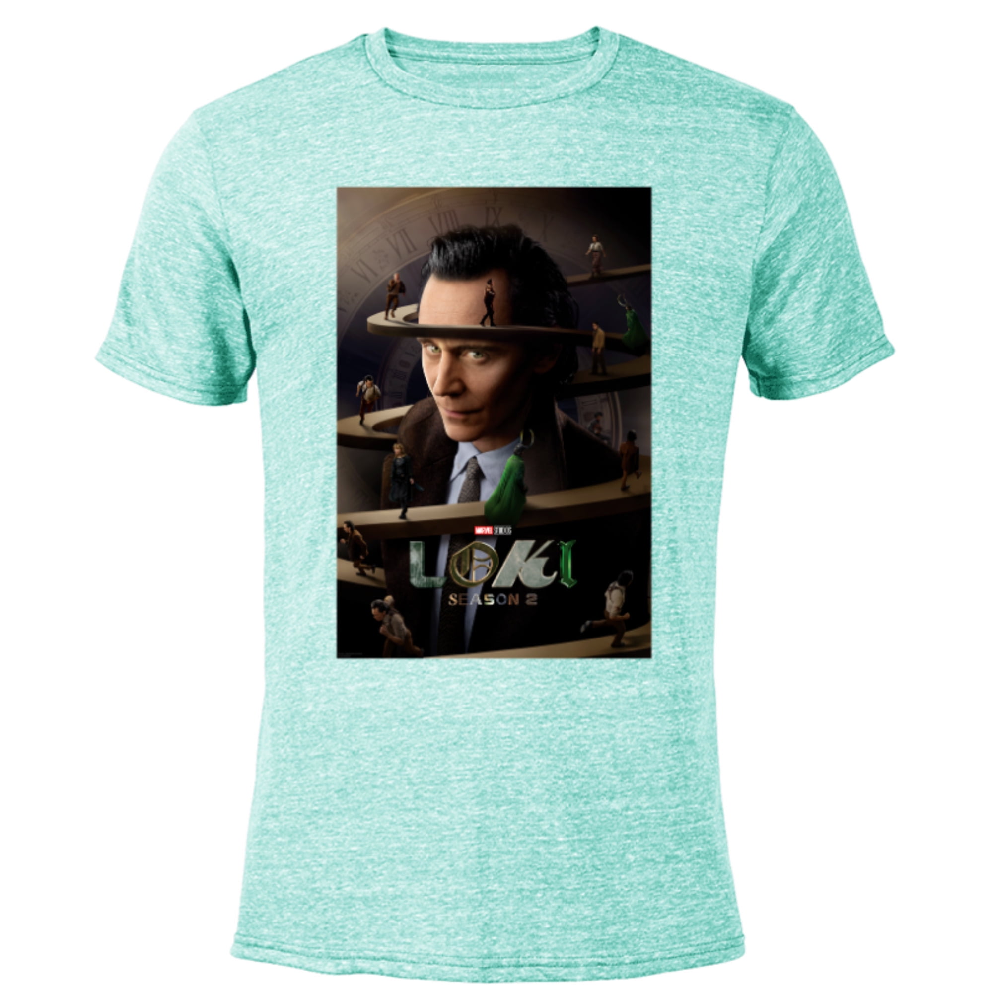 Marvel Studios Loki Season 2 TVA Spiral Ramp Run Poster - Short Sleeve ...