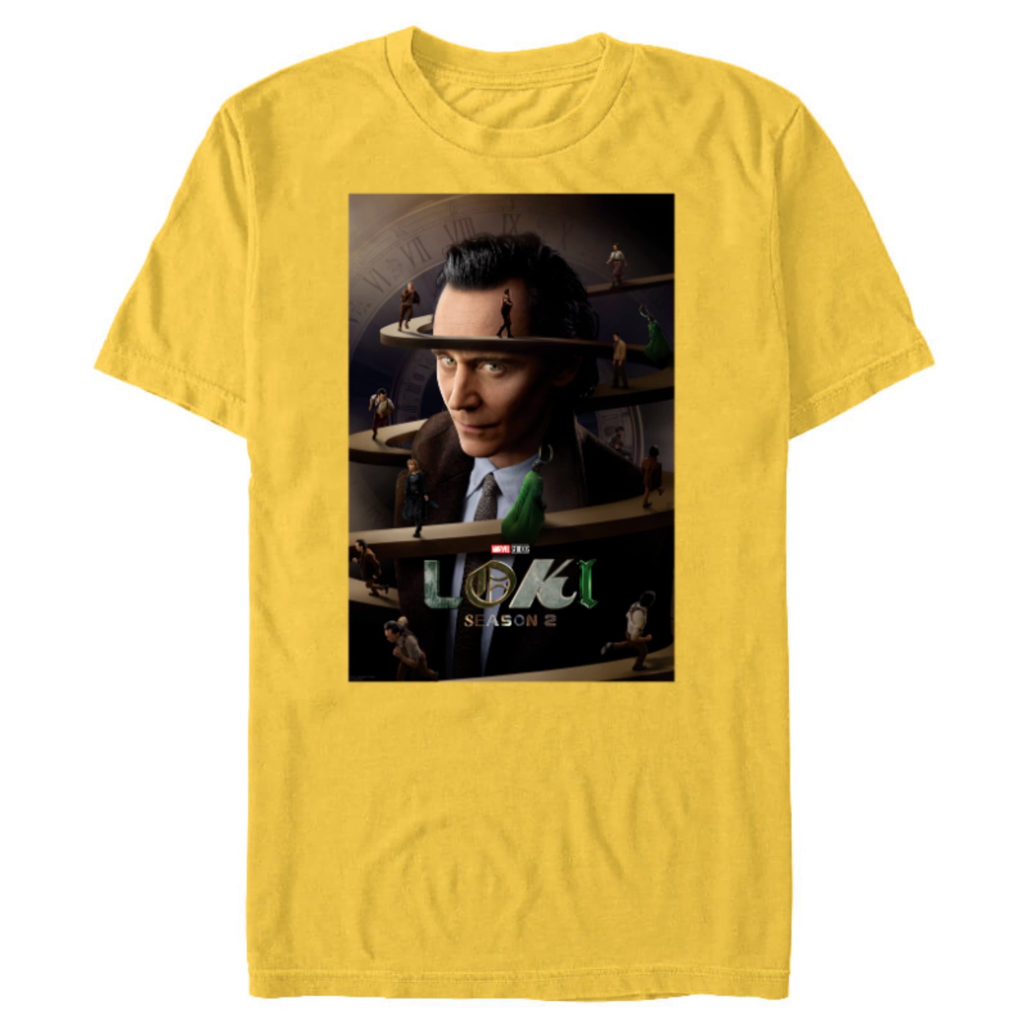 Marvel Studios Loki Season 2 TVA Spiral Ramp Run Poster - Short Sleeve ...