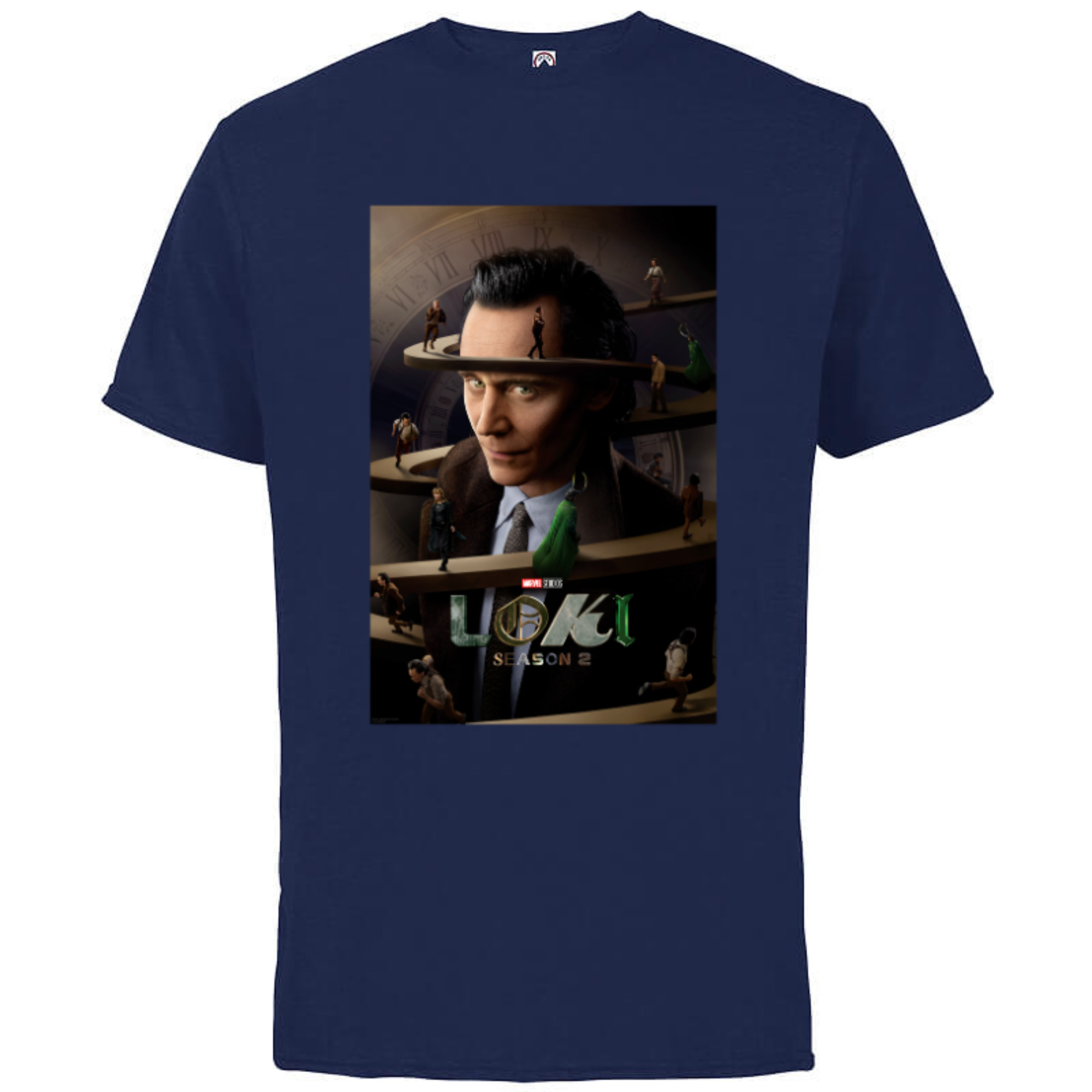 Marvel Studios Loki Season 2 TVA Spiral Ramp Run Poster - Short Sleeve ...