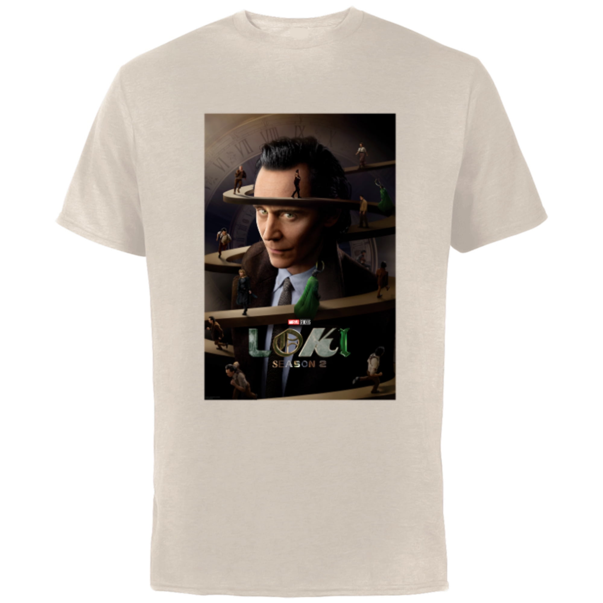 Marvel Studios Loki Season 2 TVA Spiral Ramp Run Poster - Short Sleeve ...