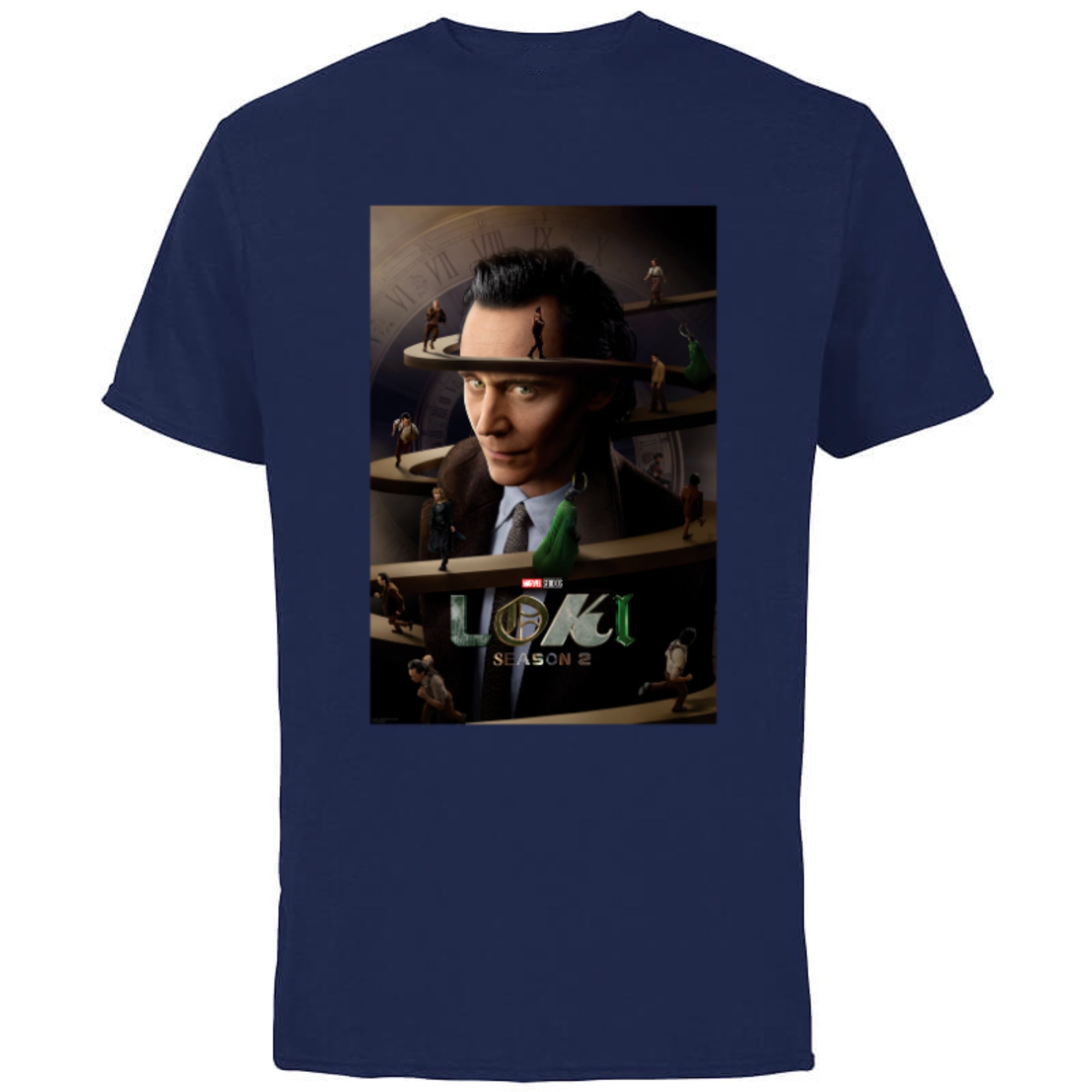 Marvel Studios Loki Season 2 TVA Spiral Ramp Run Poster - Short Sleeve ...