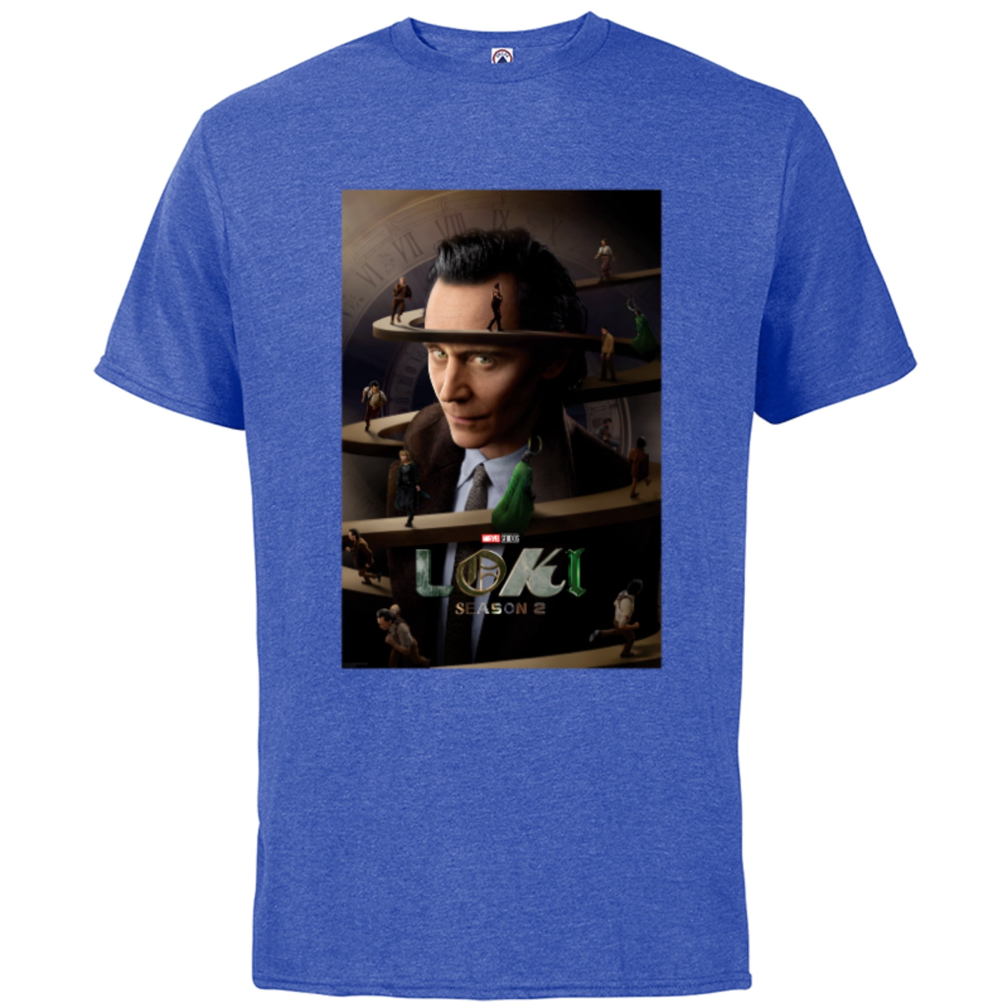 Marvel Studios Loki Season 2 TVA Spiral Ramp Run Poster - Short Sleeve ...