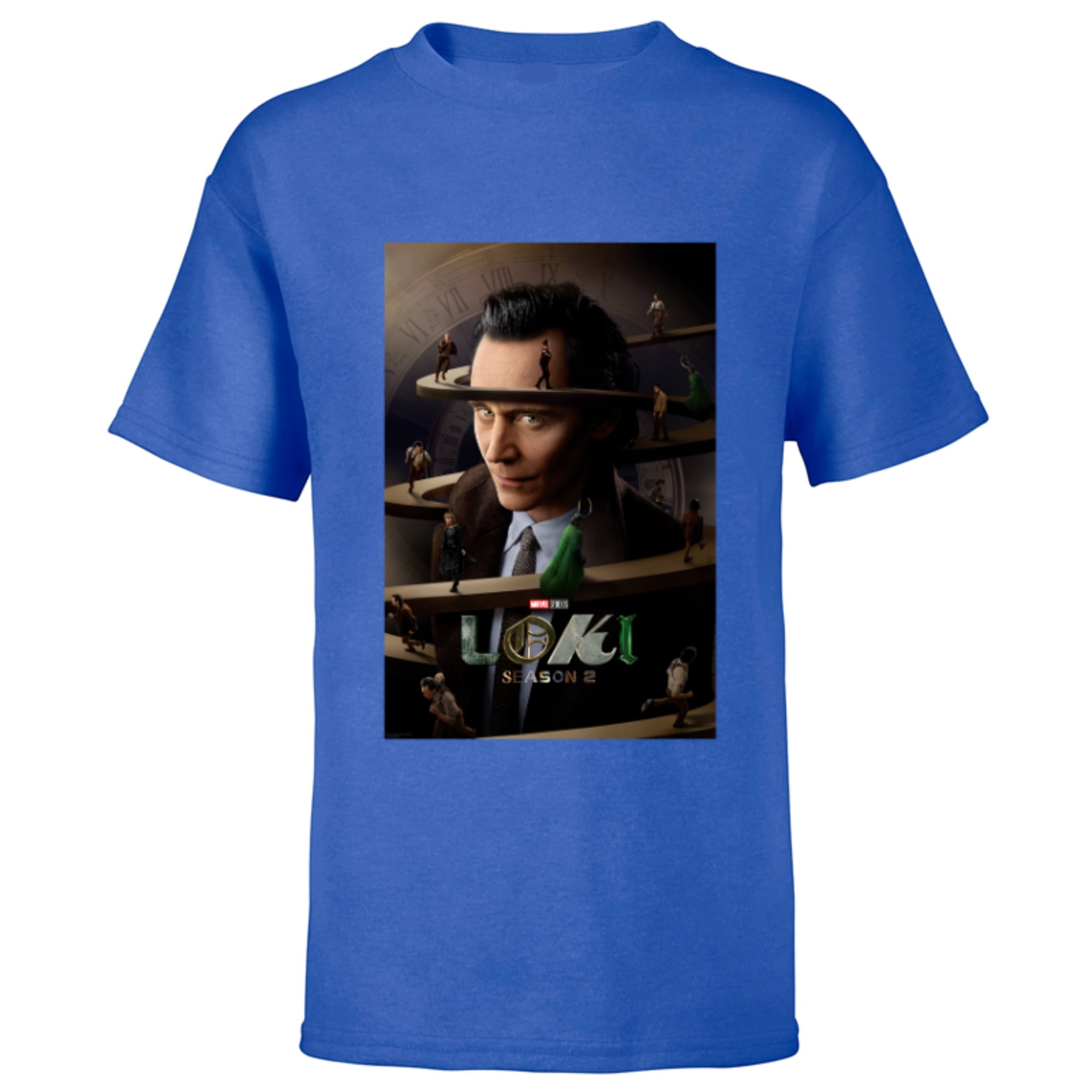 Marvel Studios Loki Season 2 TVA Spiral Ramp Run Poster - Short Sleeve ...