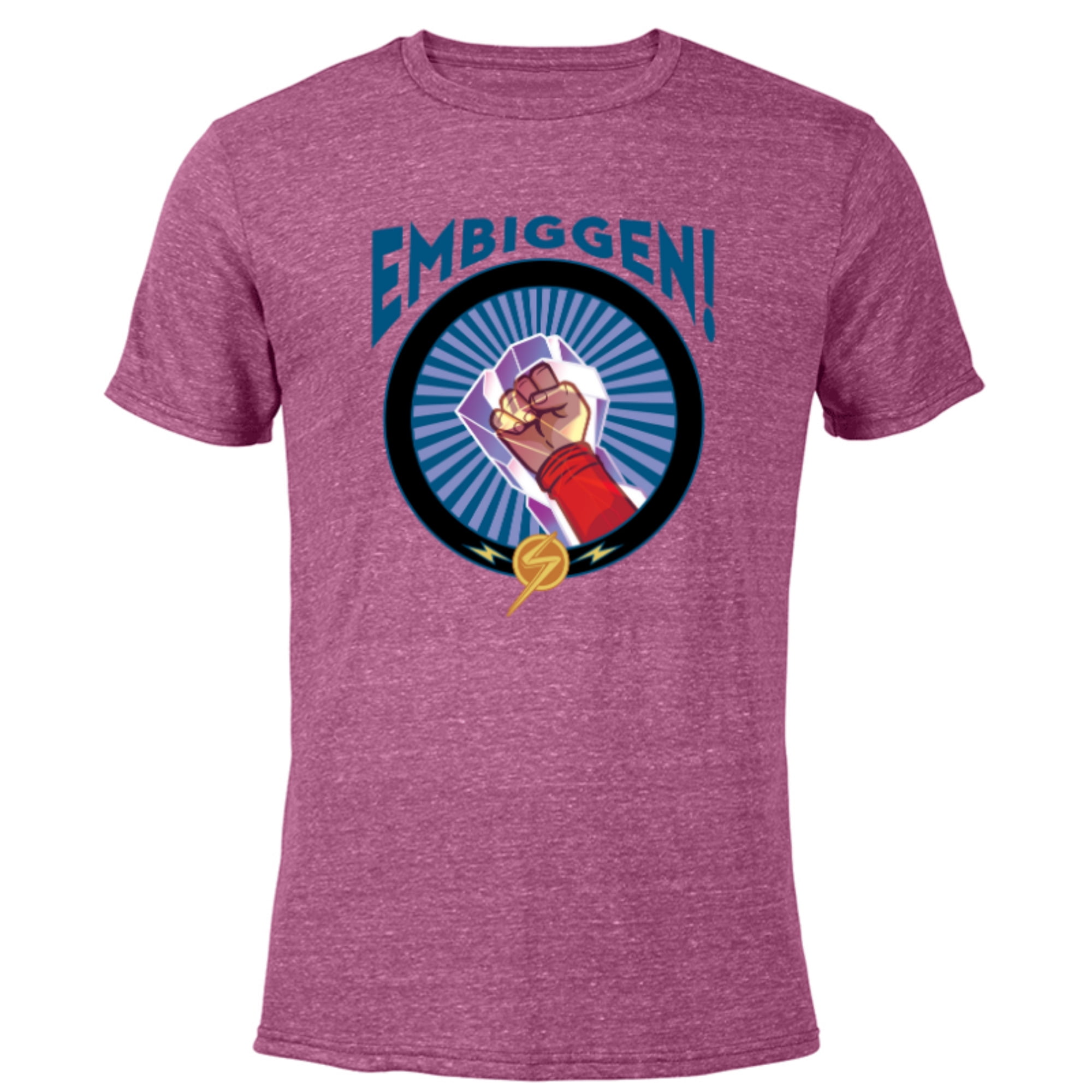 Marvel Studios’ Ms. Marvel Kamala Khan Embiggen Super Powers - Short Sleeve Blended T-Shirt for ...