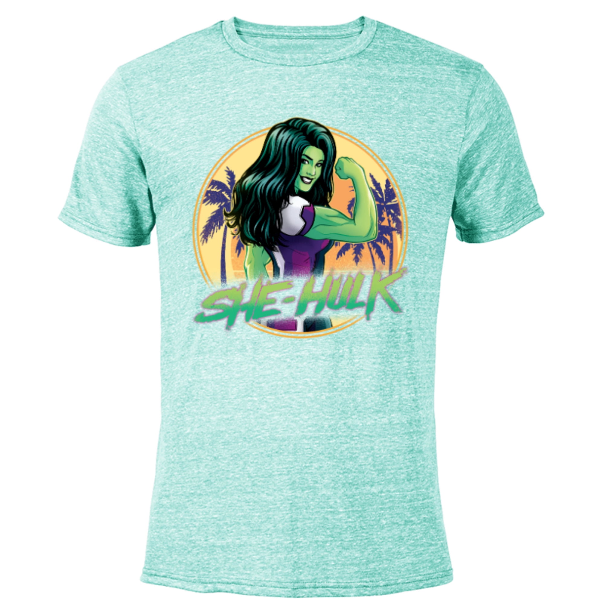 Marvel Studios She-Hulk Disney Plus Flex - Short Sleeve Blended T-Shirt ...