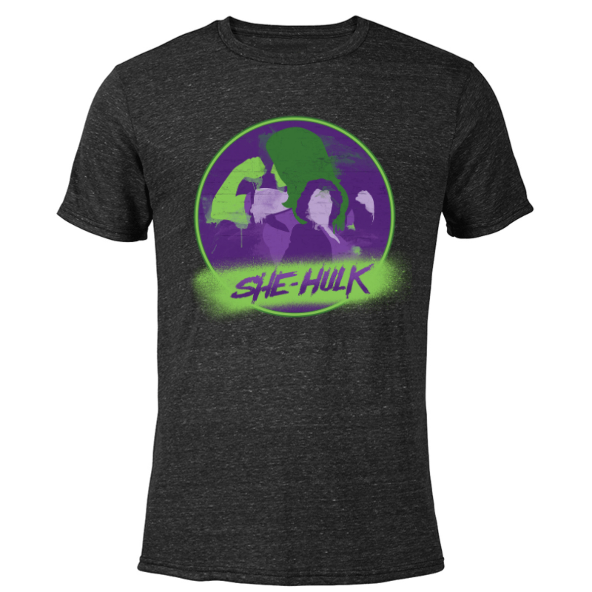 Marvel Studios She-Hulk Disney Plus Spray Paint - Short Sleeve Blended ...