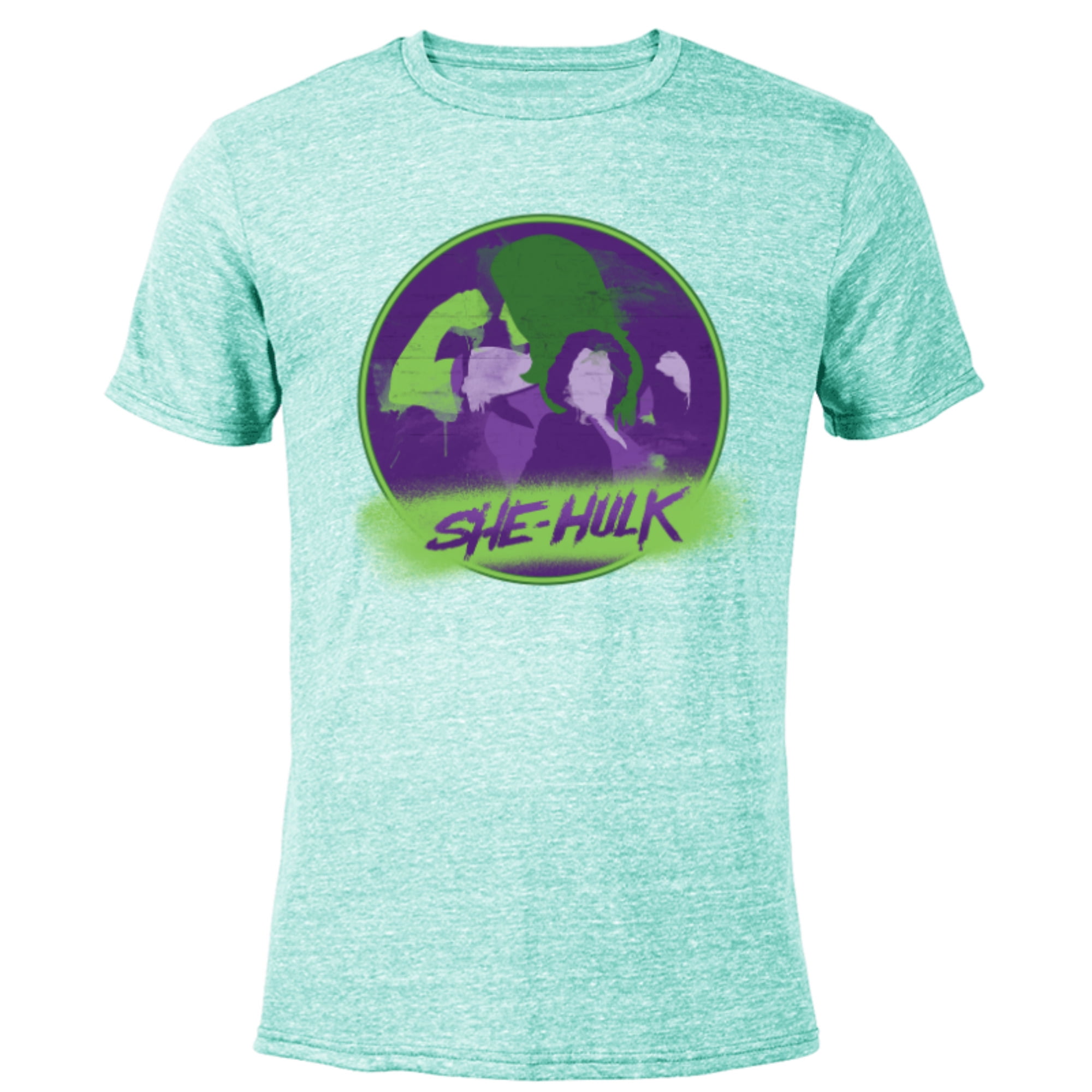 Marvel Studios She-Hulk Disney Plus Spray Paint - Short Sleeve Blended ...