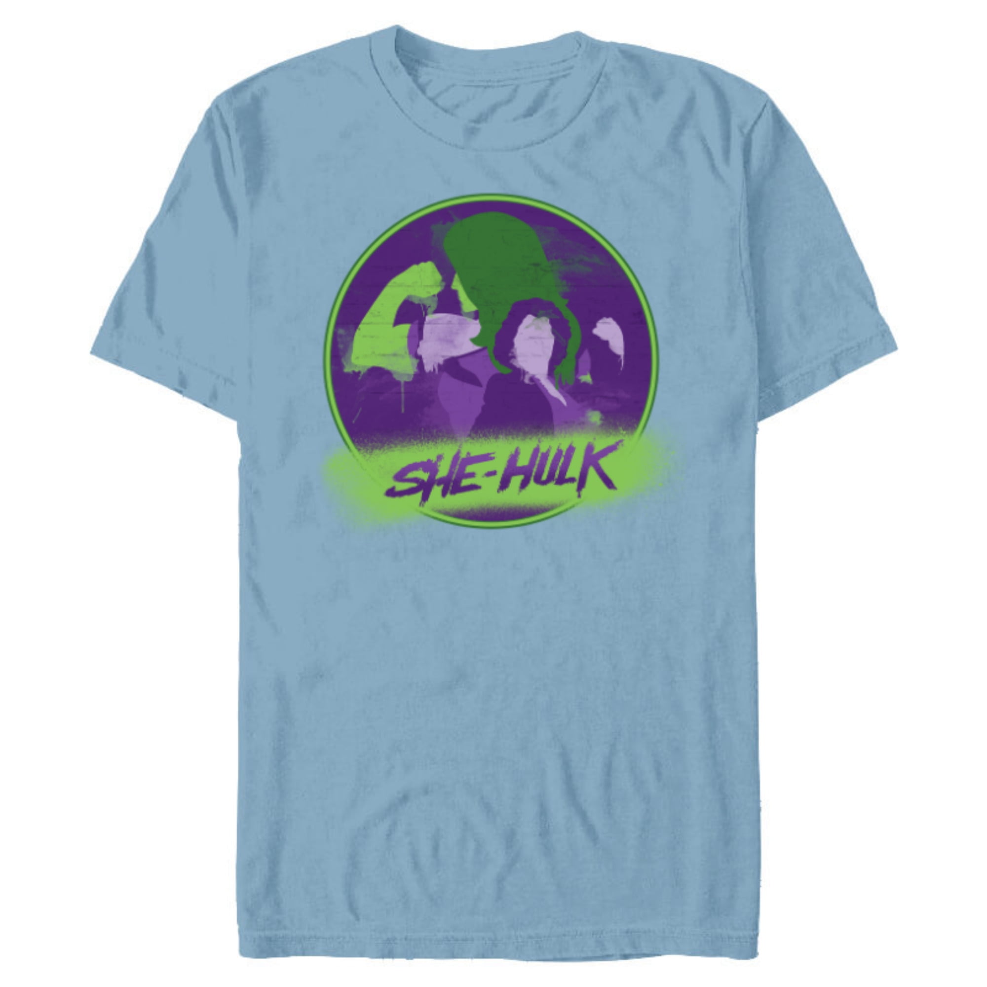 Marvel Studios She-Hulk Disney Plus Spray Paint - Short Sleeve Blended ...