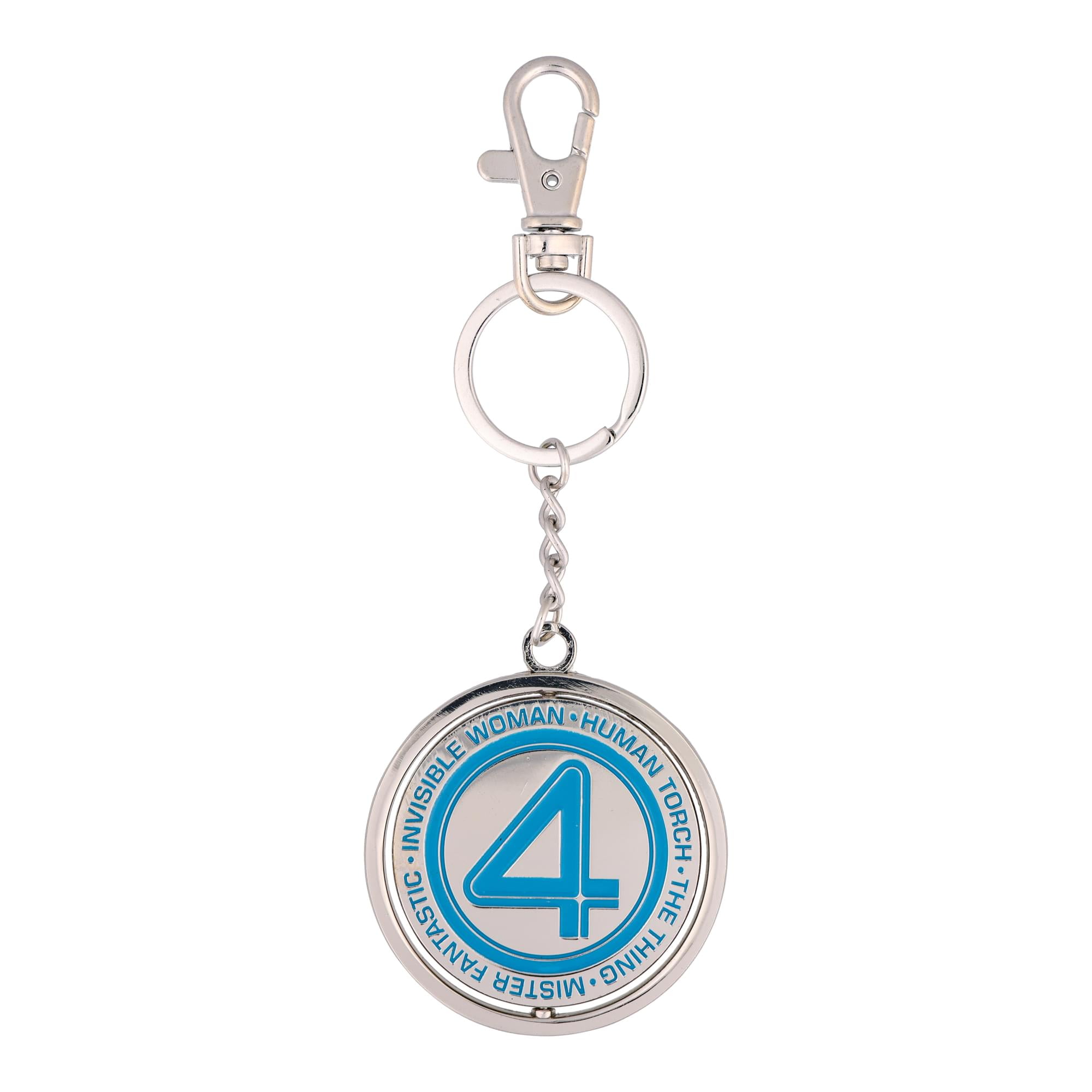 Marvel Studios The Fantastic Four: First Steps Spinning Enamel Keychain ...