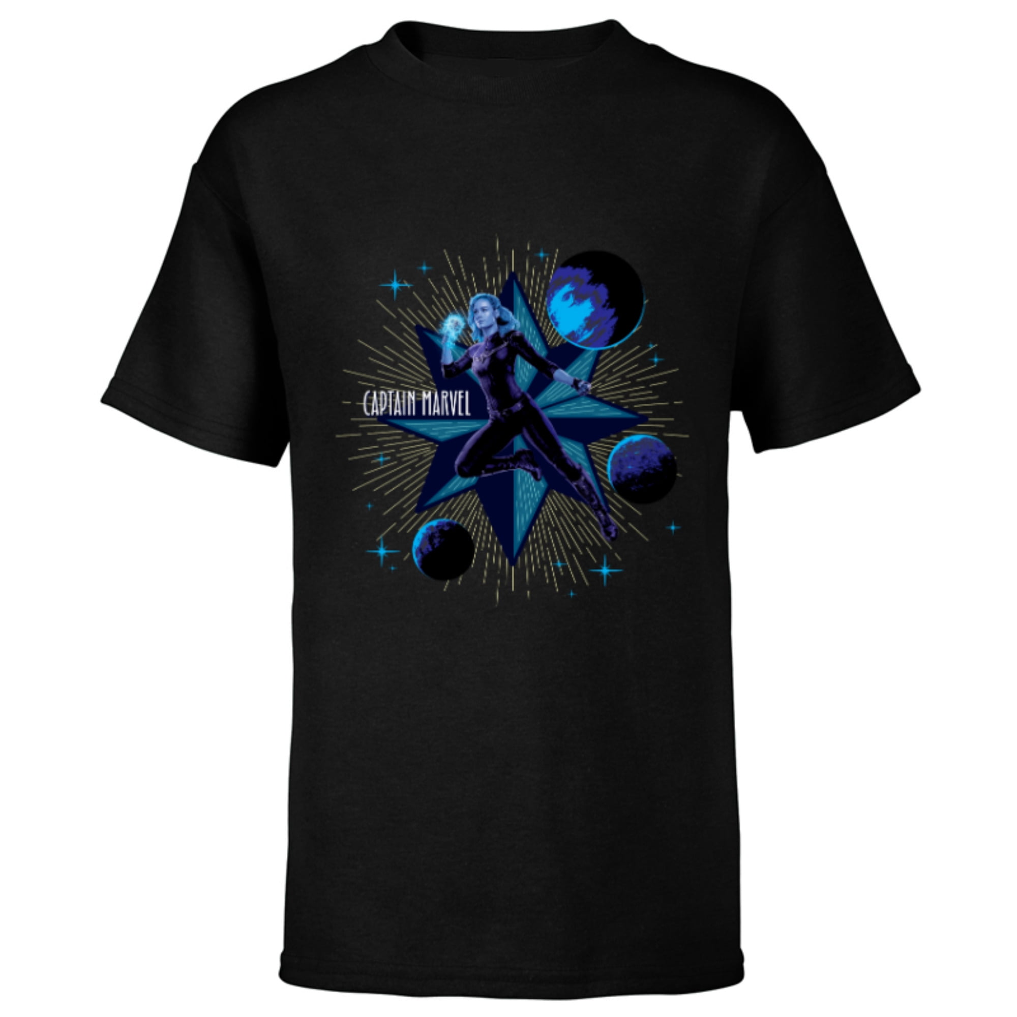 Marvel Studios The Marvels Captain Marvel and Star Symbol - Short ...
