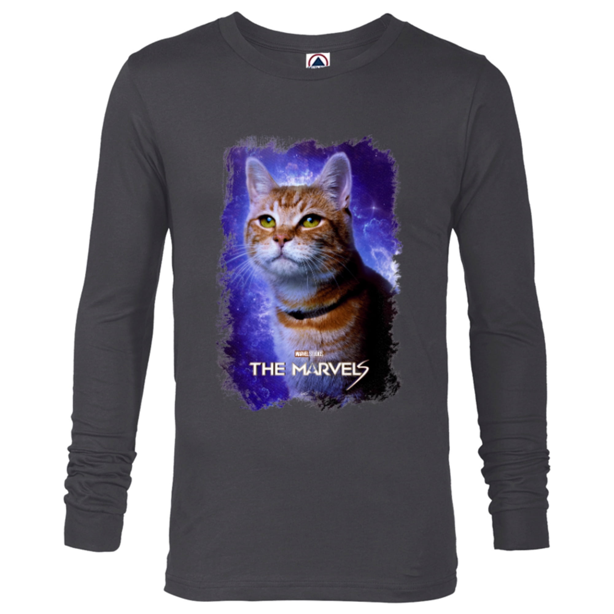 Marvel Studios The Marvels Goose the Flerken Cat Poster - Long Sleeve T ...