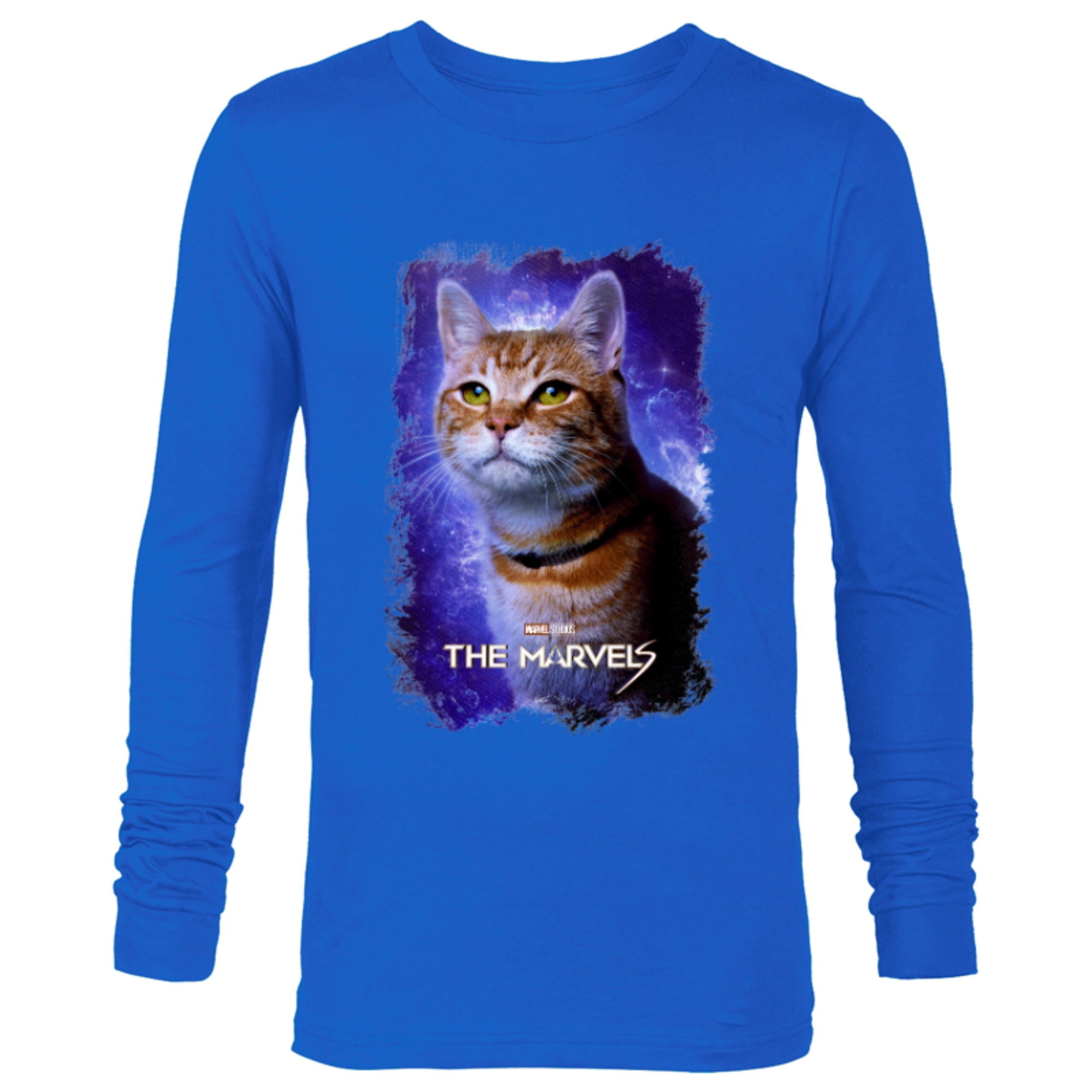 Marvel Studios The Marvels Goose the Flerken Cat Poster - Long Sleeve T ...