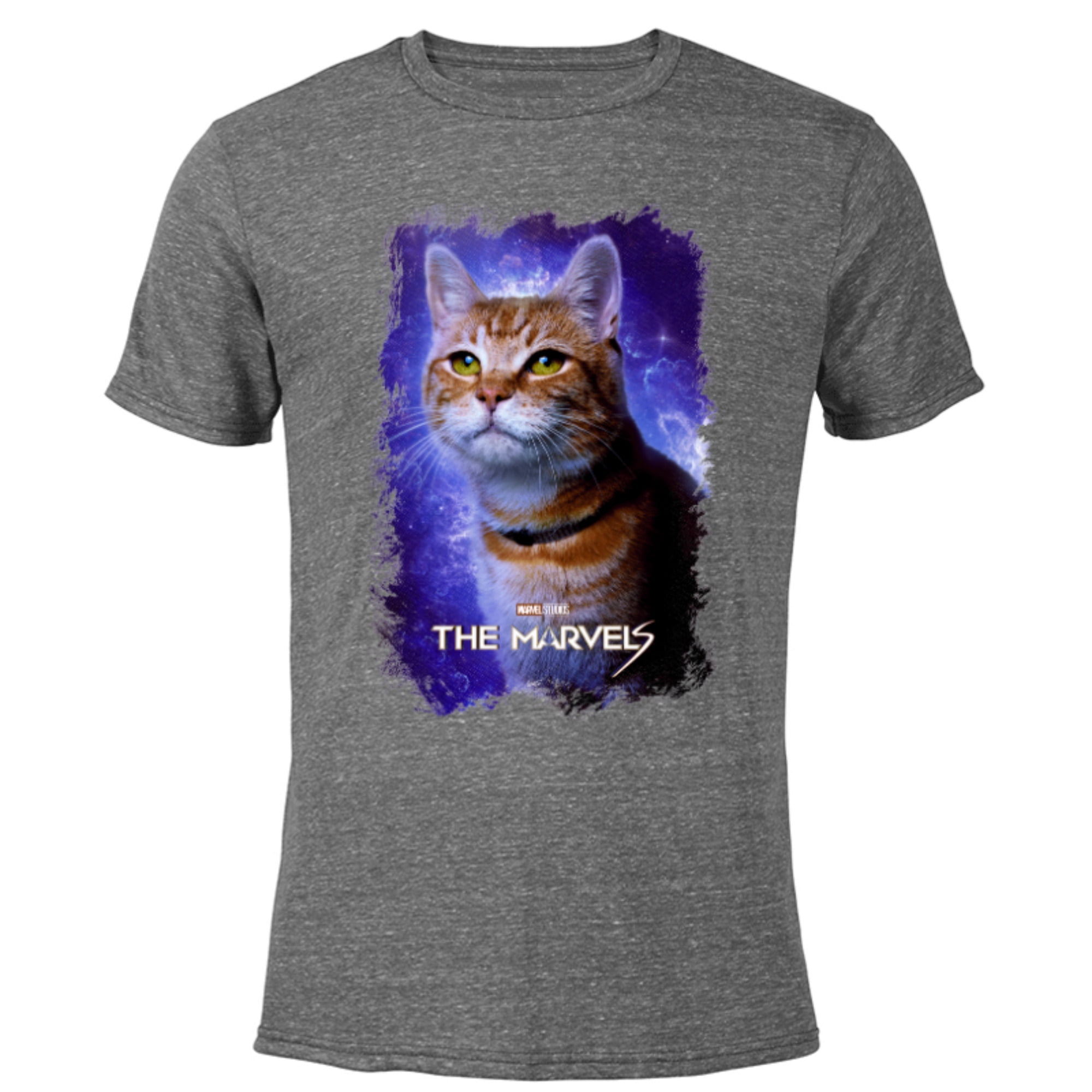 Marvel Studios The Marvels Goose the Flerken Cat Poster - Short Sleeve ...