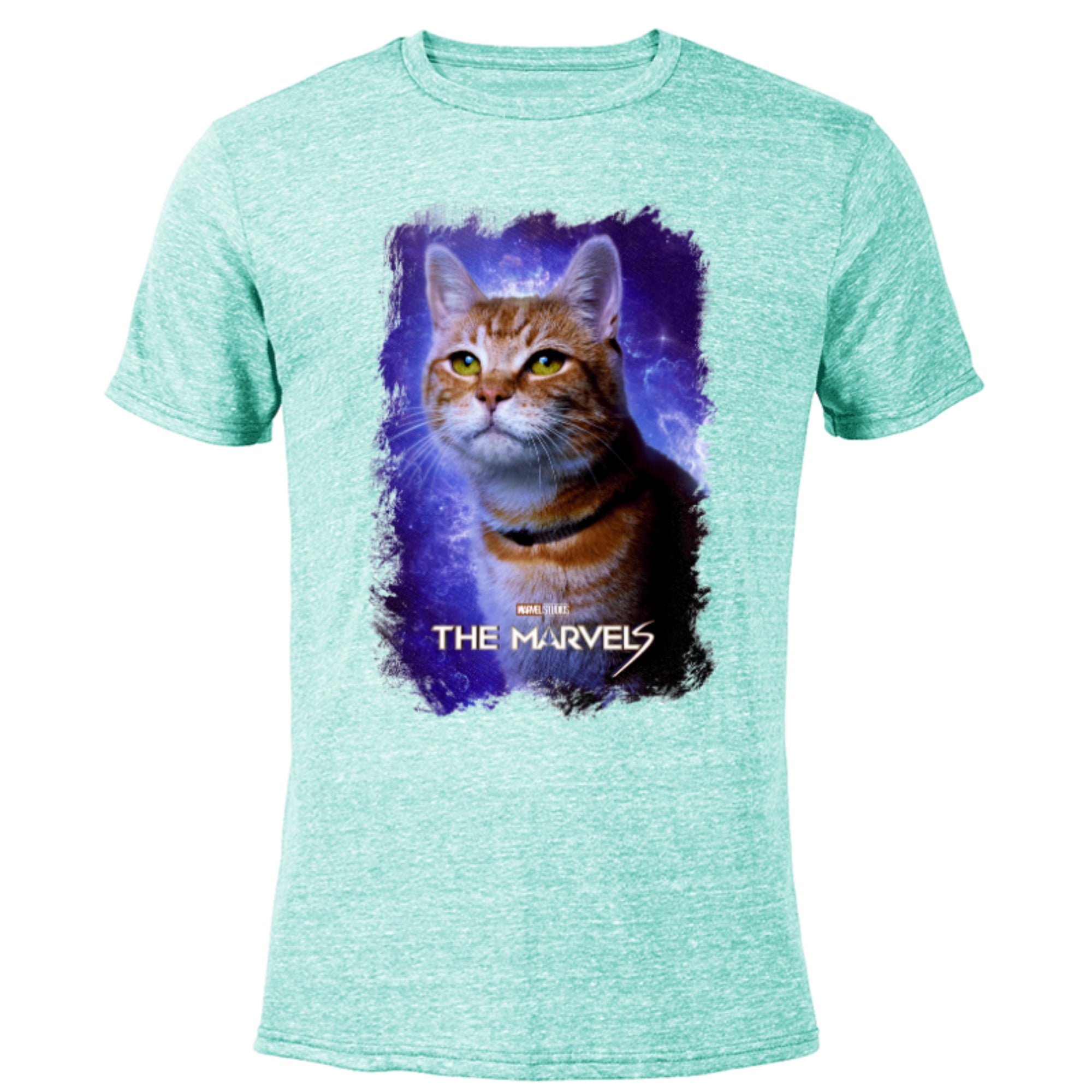 Marvel Studios The Marvels Goose the Flerken Cat Poster - Short Sleeve ...