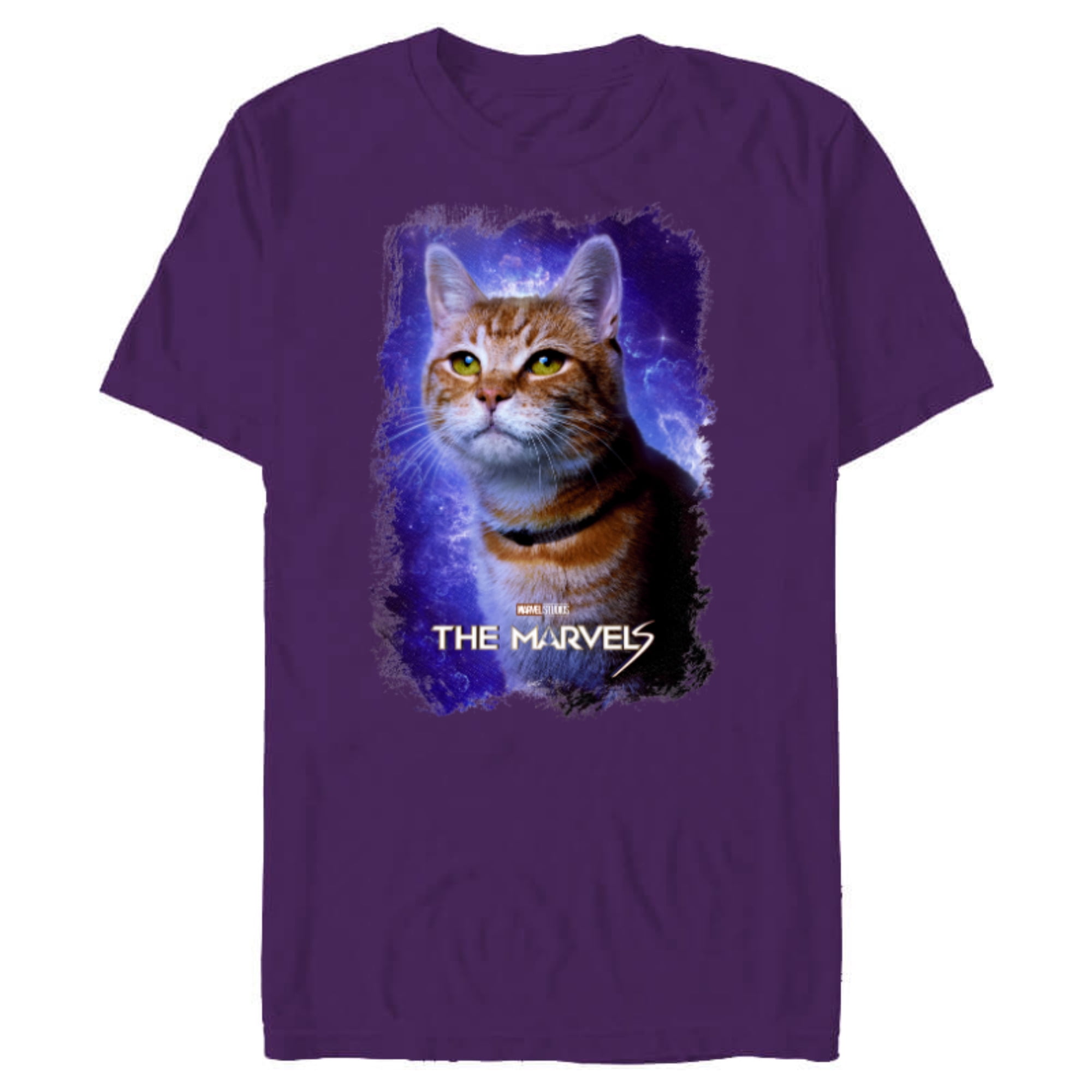 Marvel Studios The Marvels Goose the Flerken Cat Poster - Short Sleeve ...
