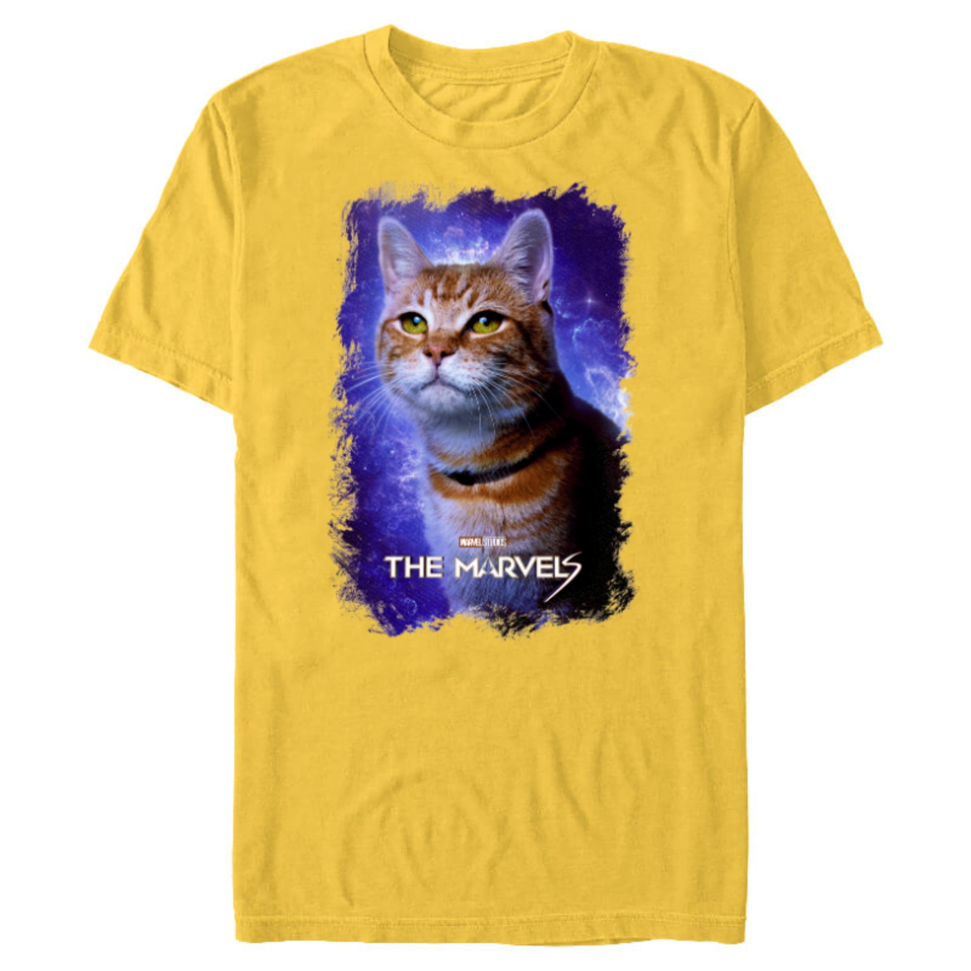 Marvel Studios The Marvels Goose the Flerken Cat Poster - Short Sleeve ...