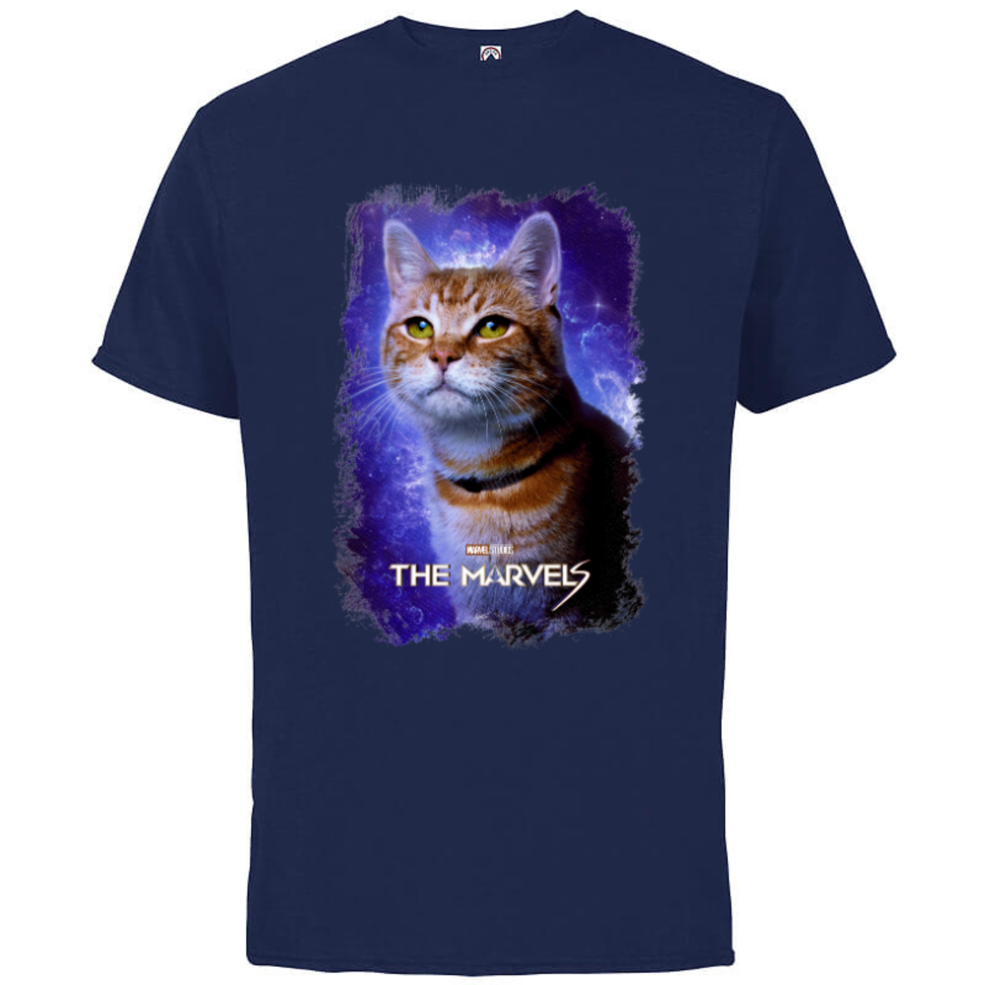 Marvel Studios The Marvels Goose the Flerken Cat Poster - Short Sleeve ...