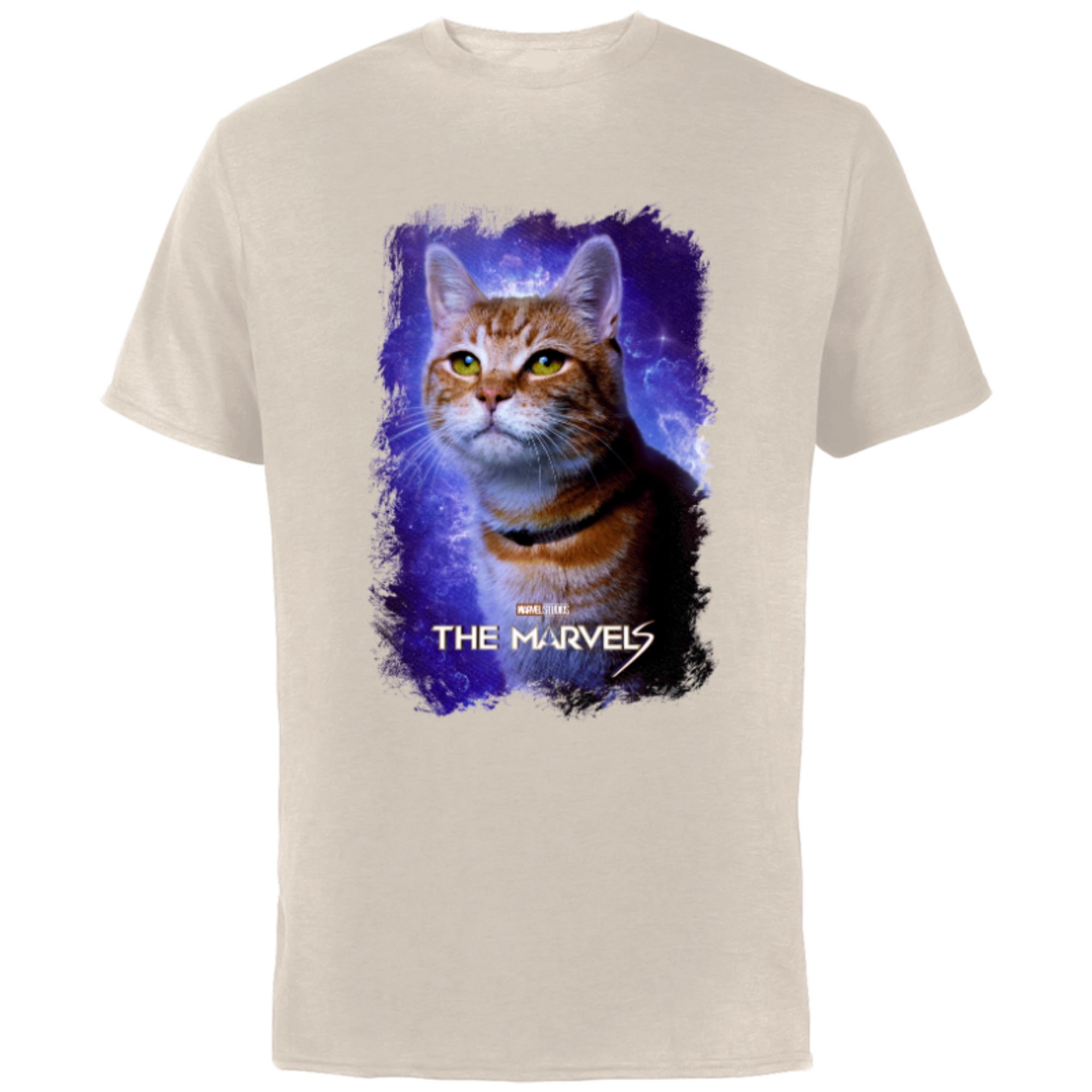 Marvel Studios The Marvels Goose the Flerken Cat Poster - Short Sleeve ...