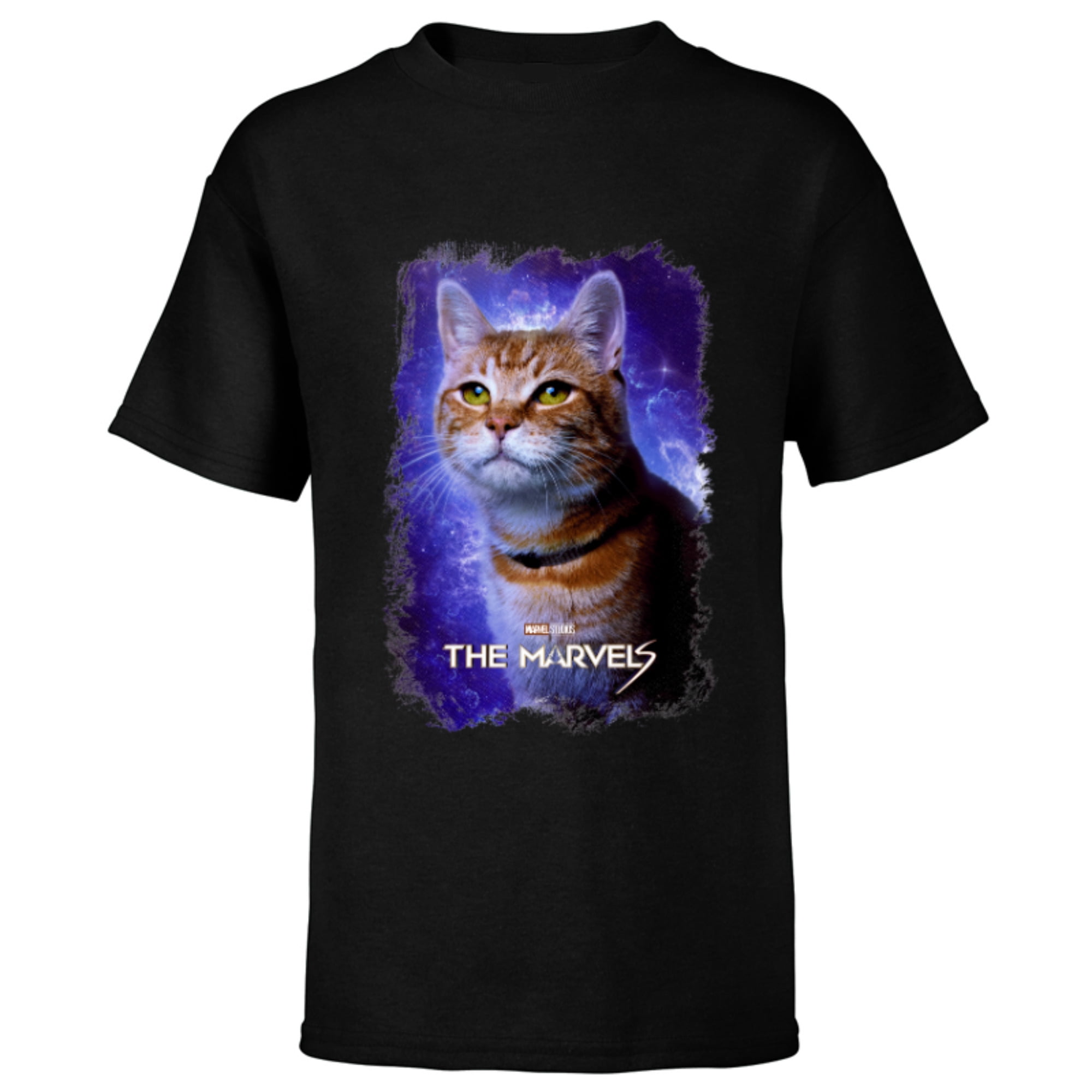Marvel Studios The Marvels Goose the Flerken Cat Poster - Short Sleeve ...