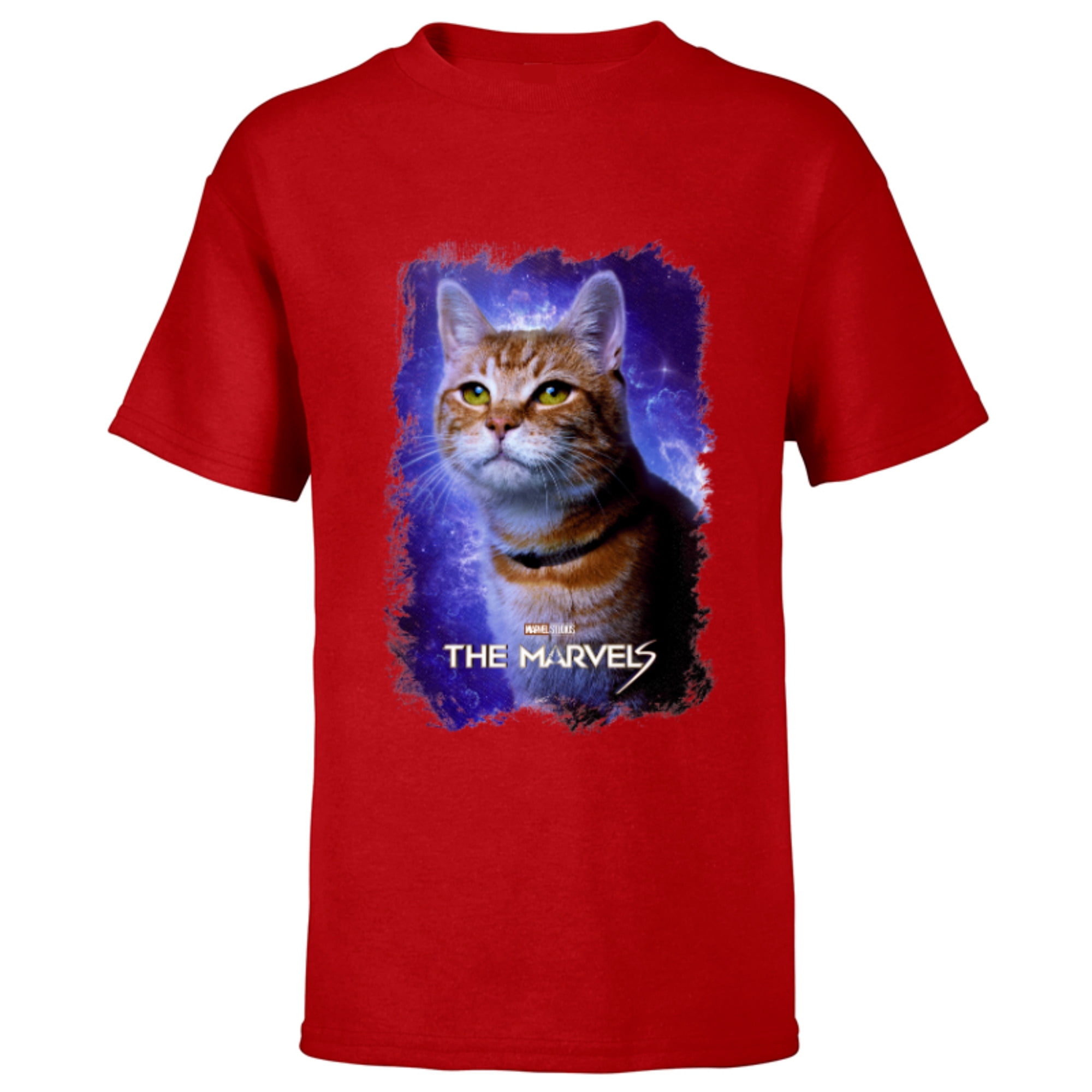 Marvel Studios The Marvels Goose the Flerken Cat Poster - Short Sleeve ...